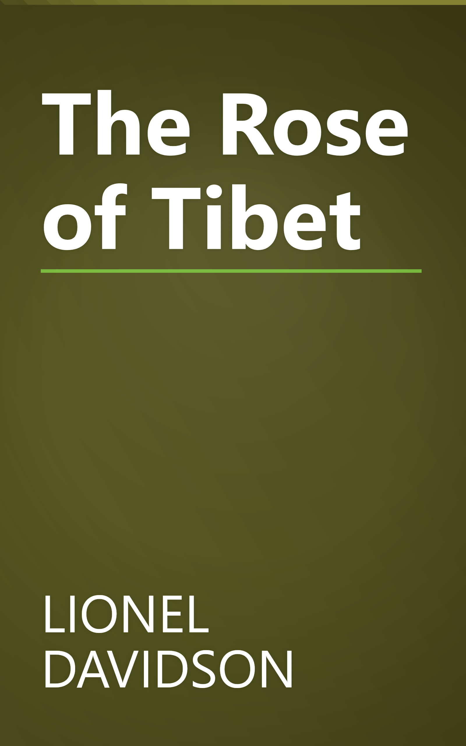 The Rose of Tibet book cover