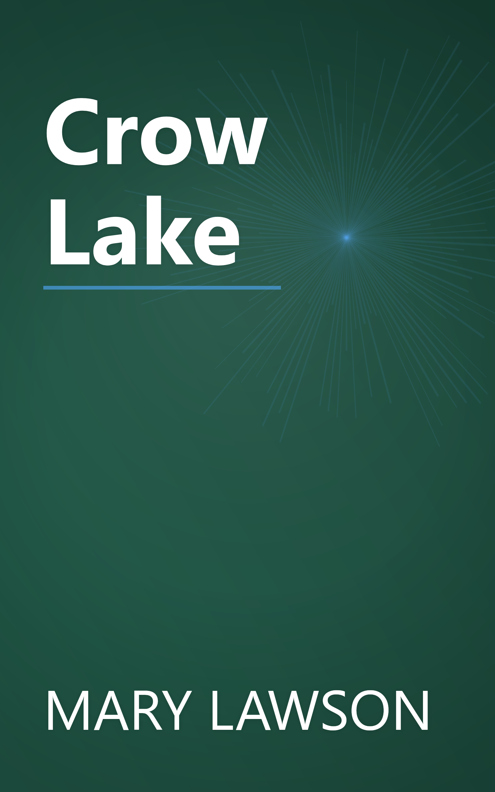 Crow Lake book cover