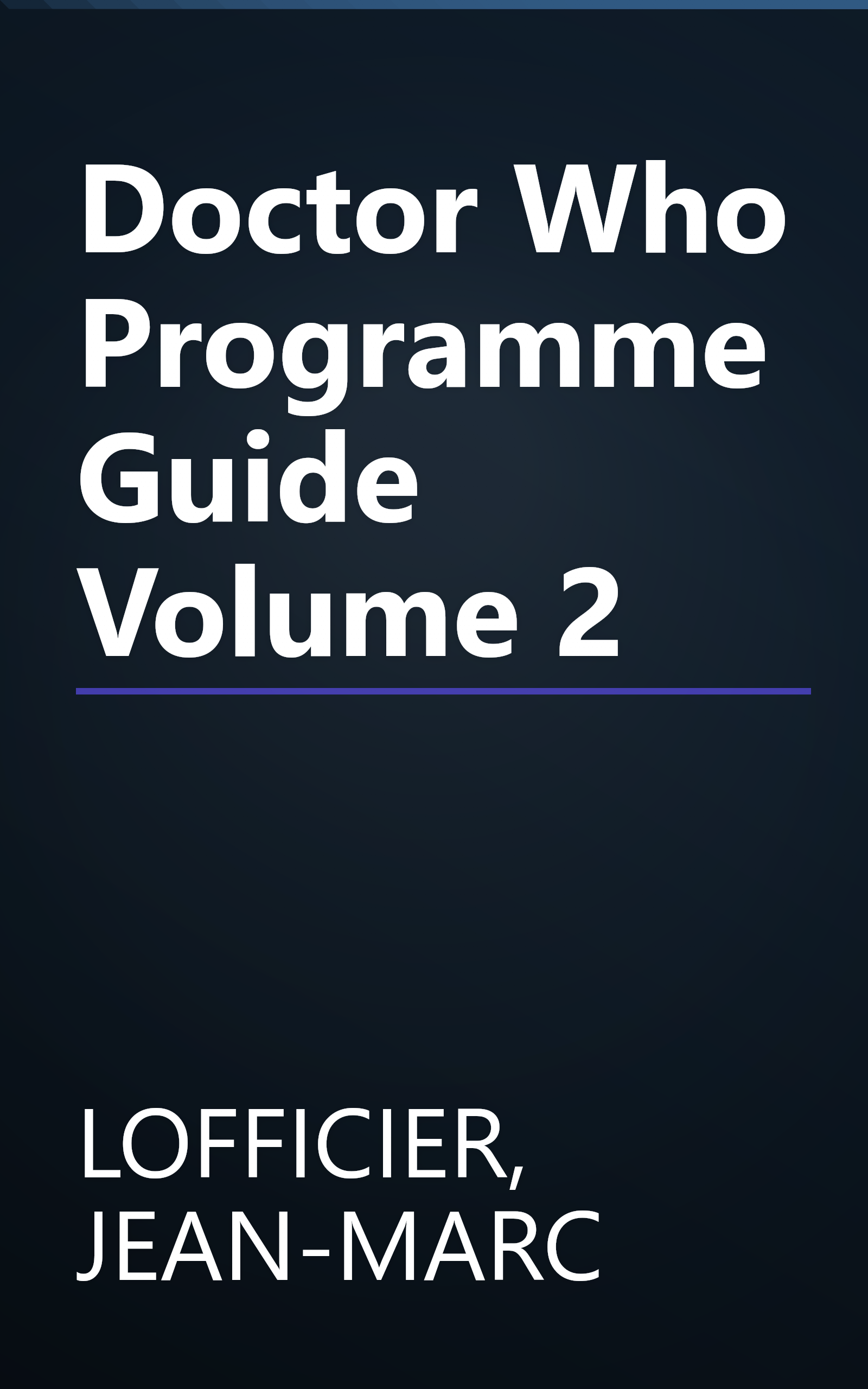 Doctor Who Programme Guide Volume 2 book cover
