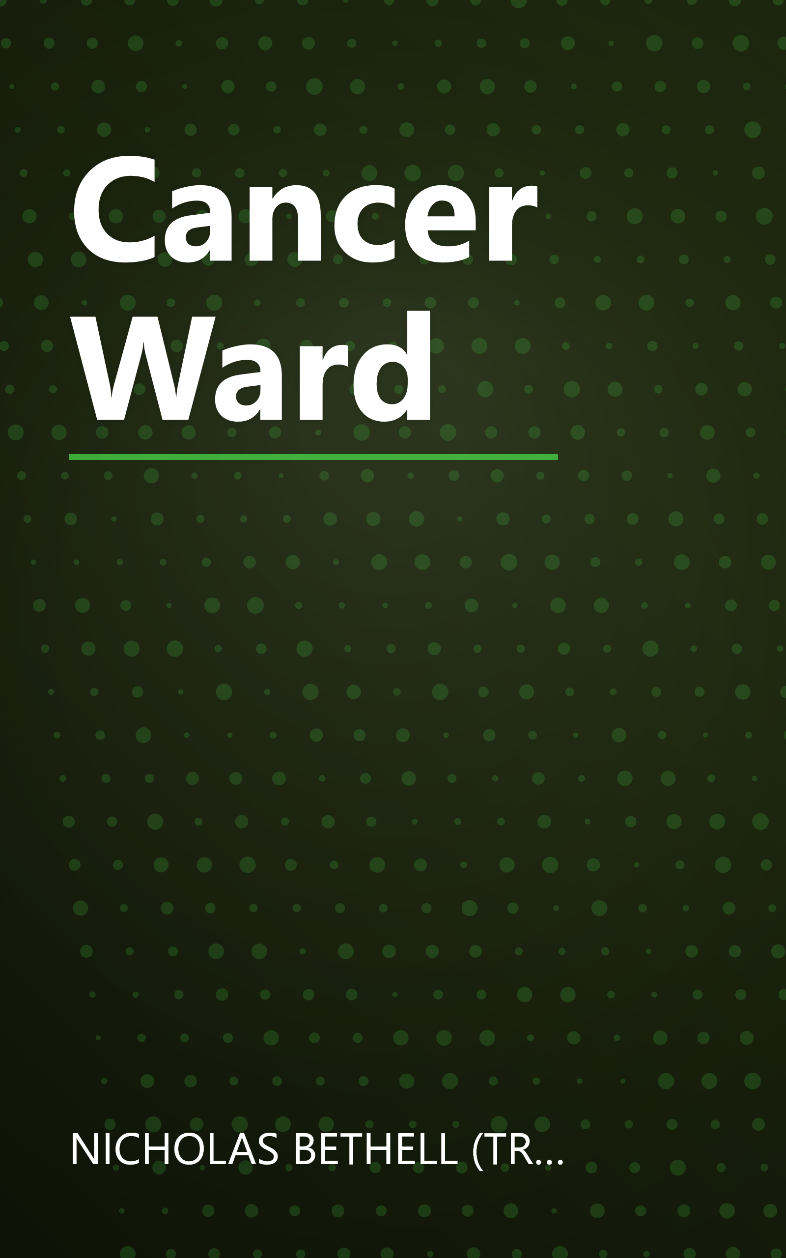 Cancer Ward book cover