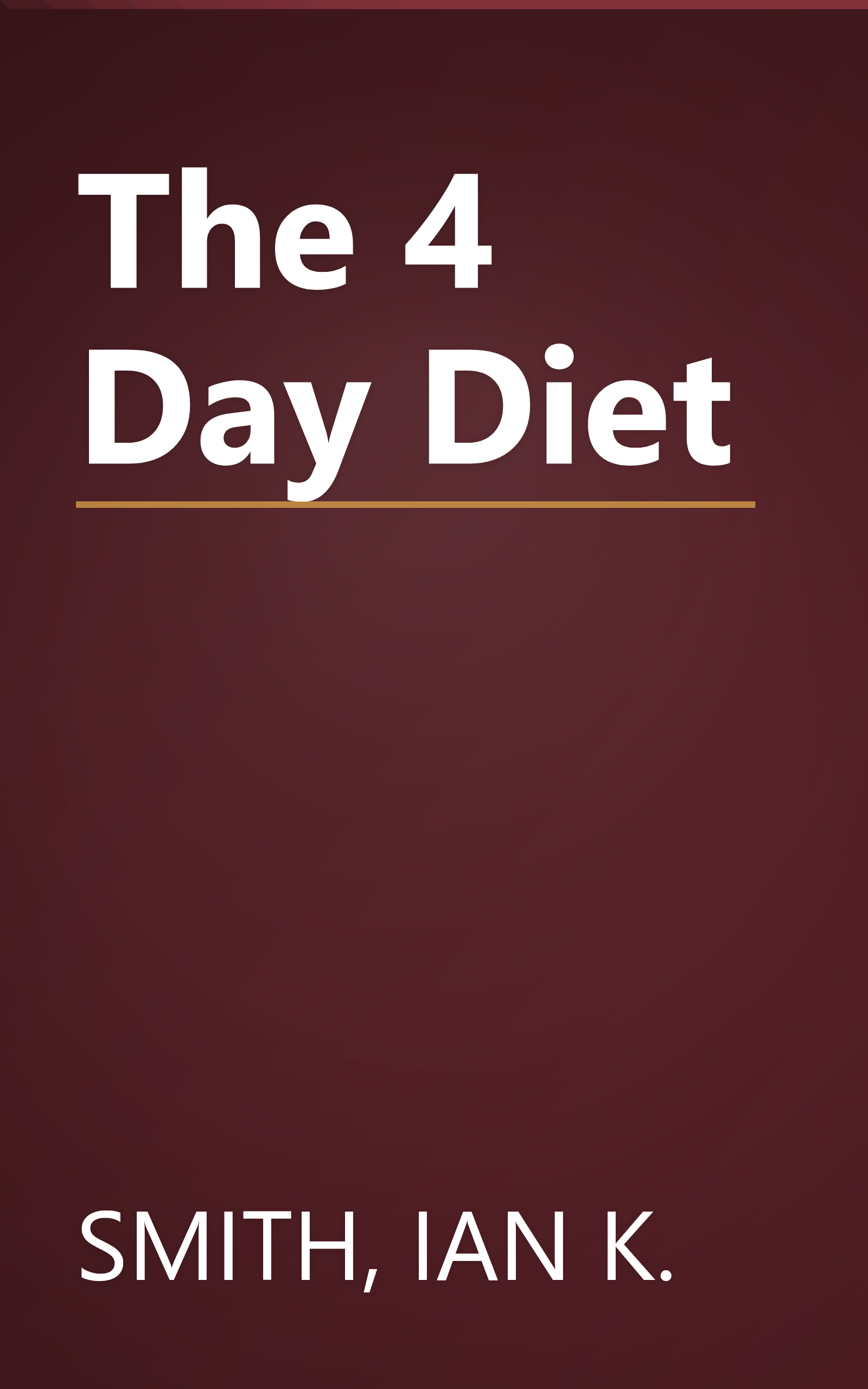 The 4 Day Diet book cover
