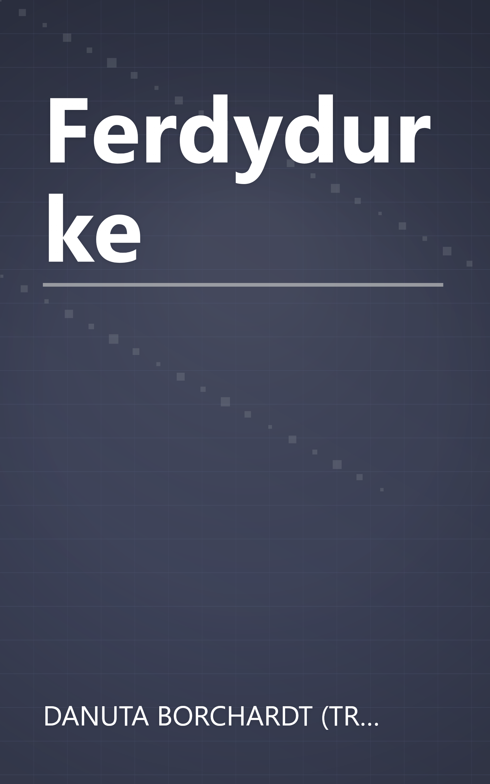 Ferdydurke book cover