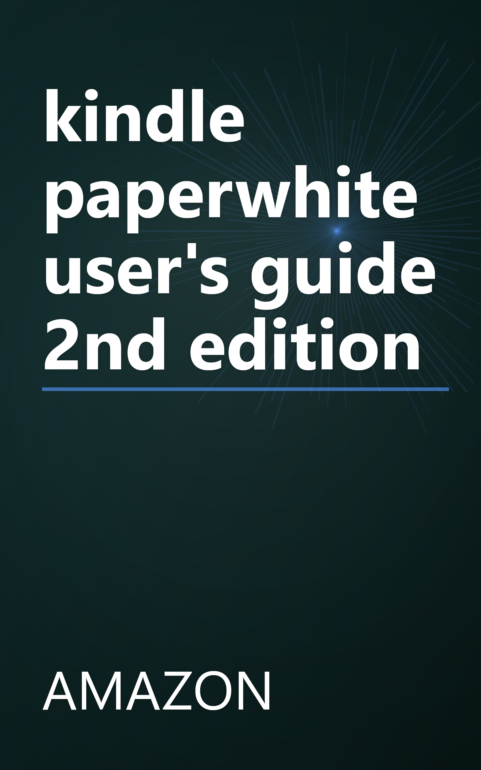 kindle paperwhite user's guide 2nd edition book cover