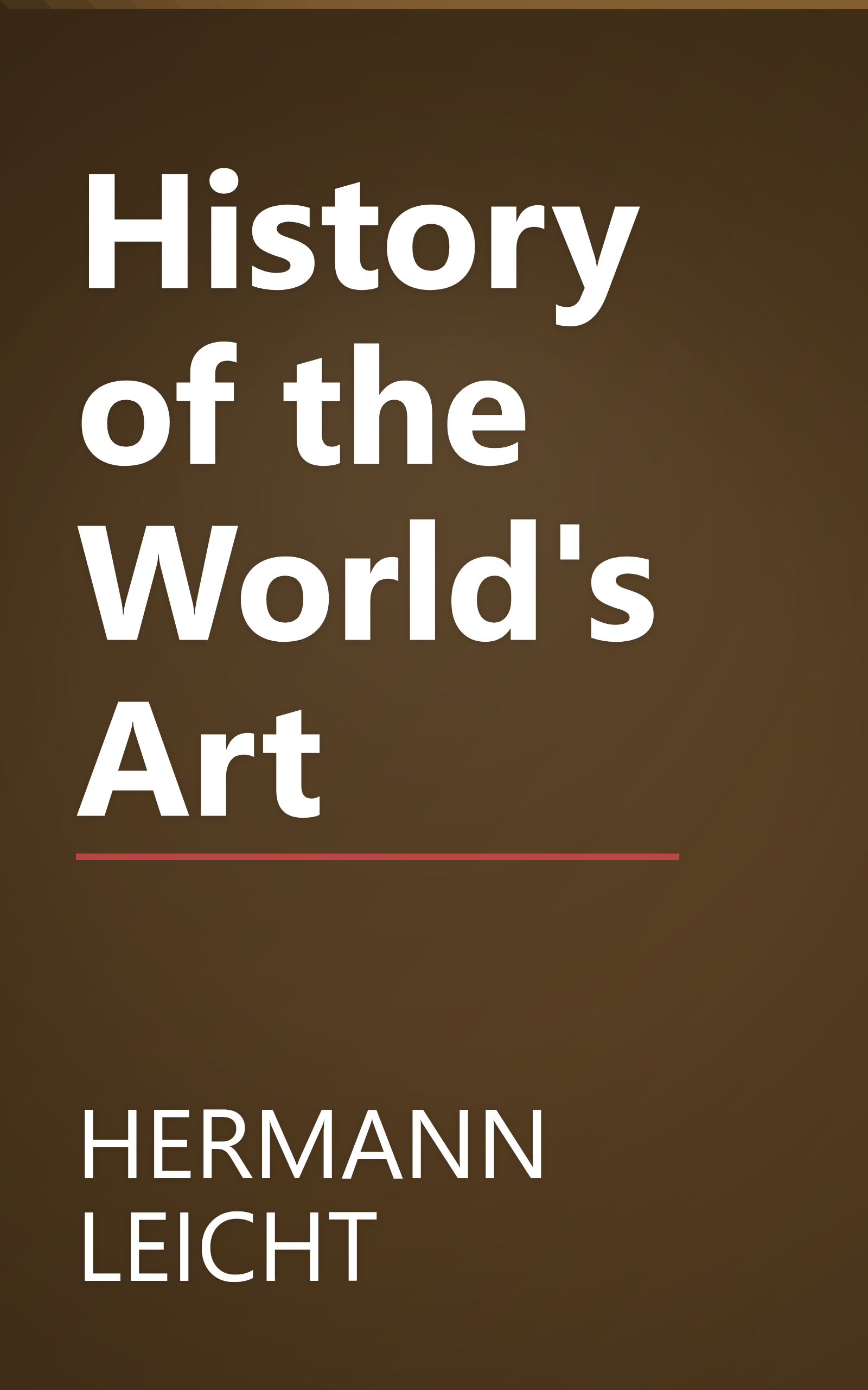 History of the World's Art book cover