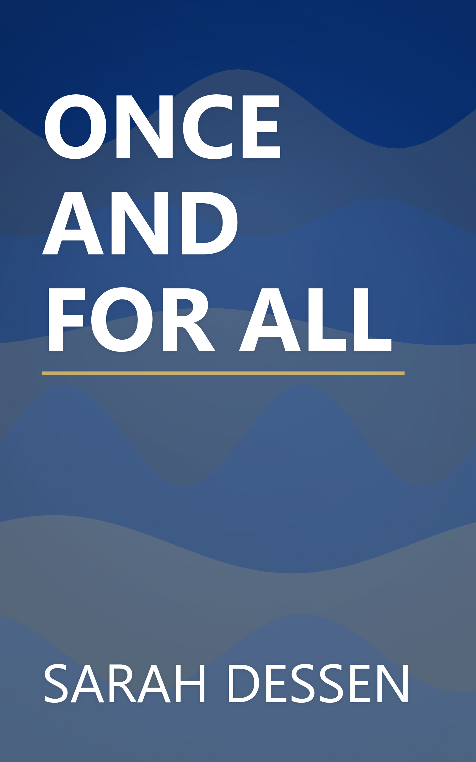 ONCE AND FOR ALL book cover
