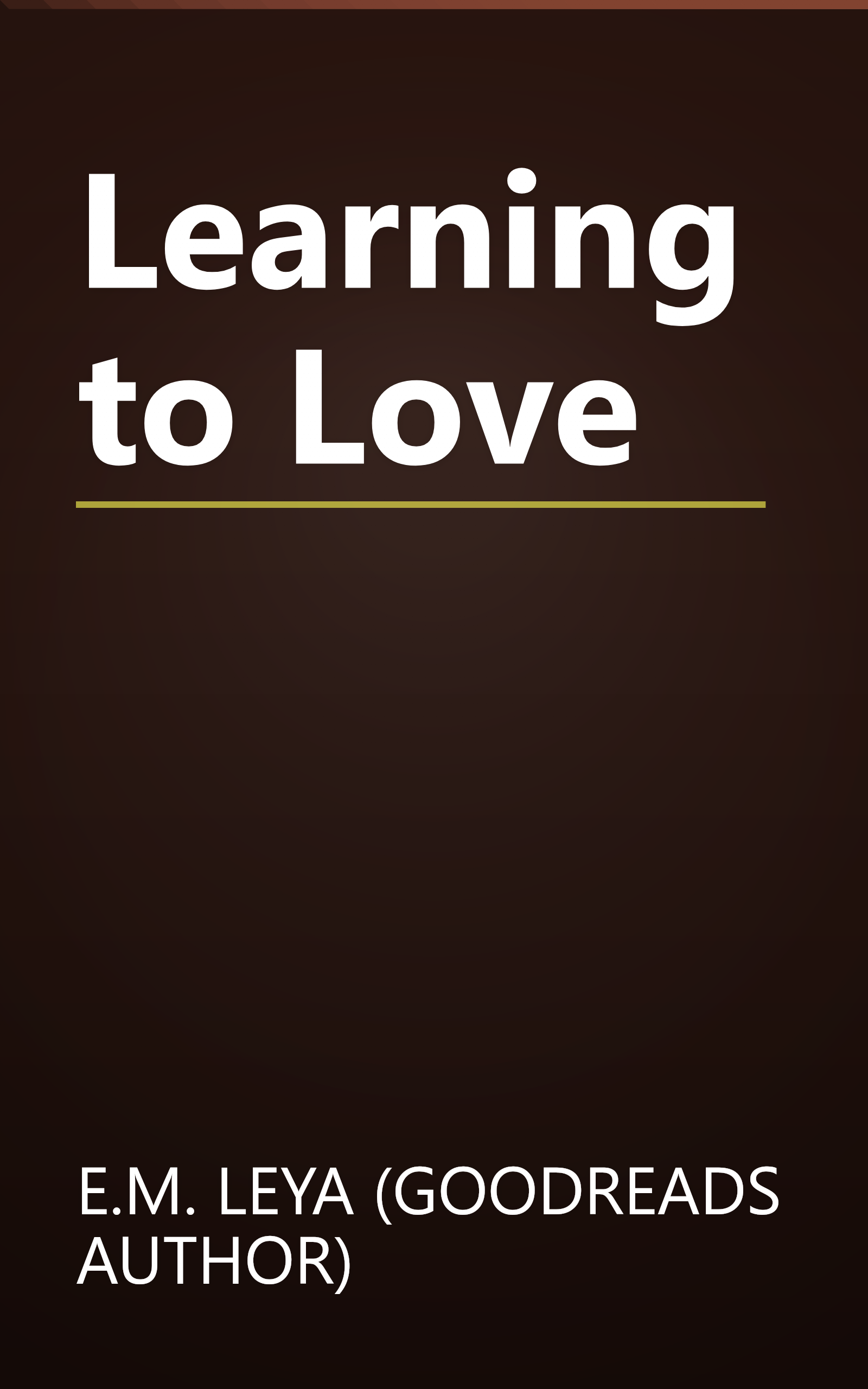 Learning to Love book cover