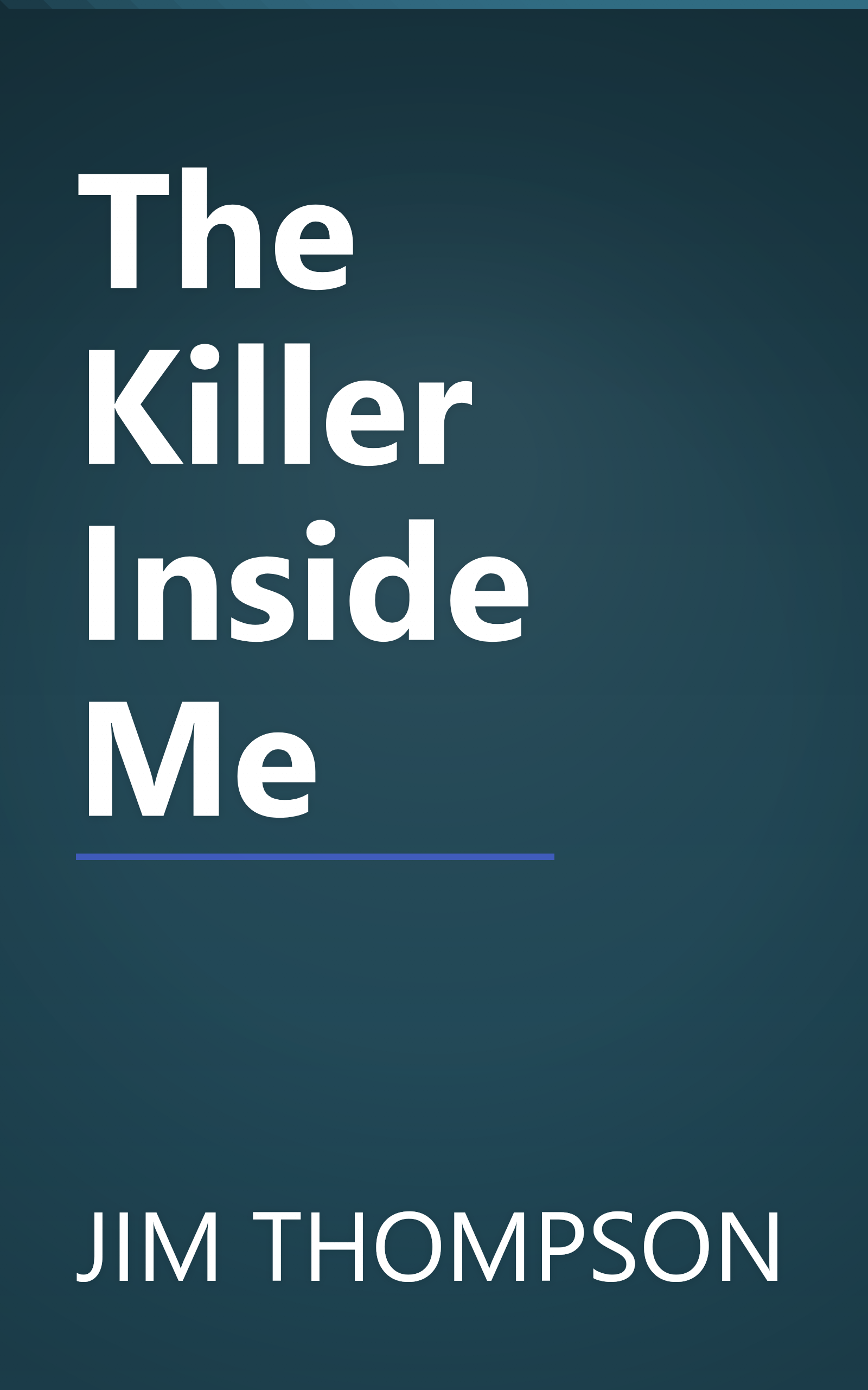 The Killer Inside Me book cover