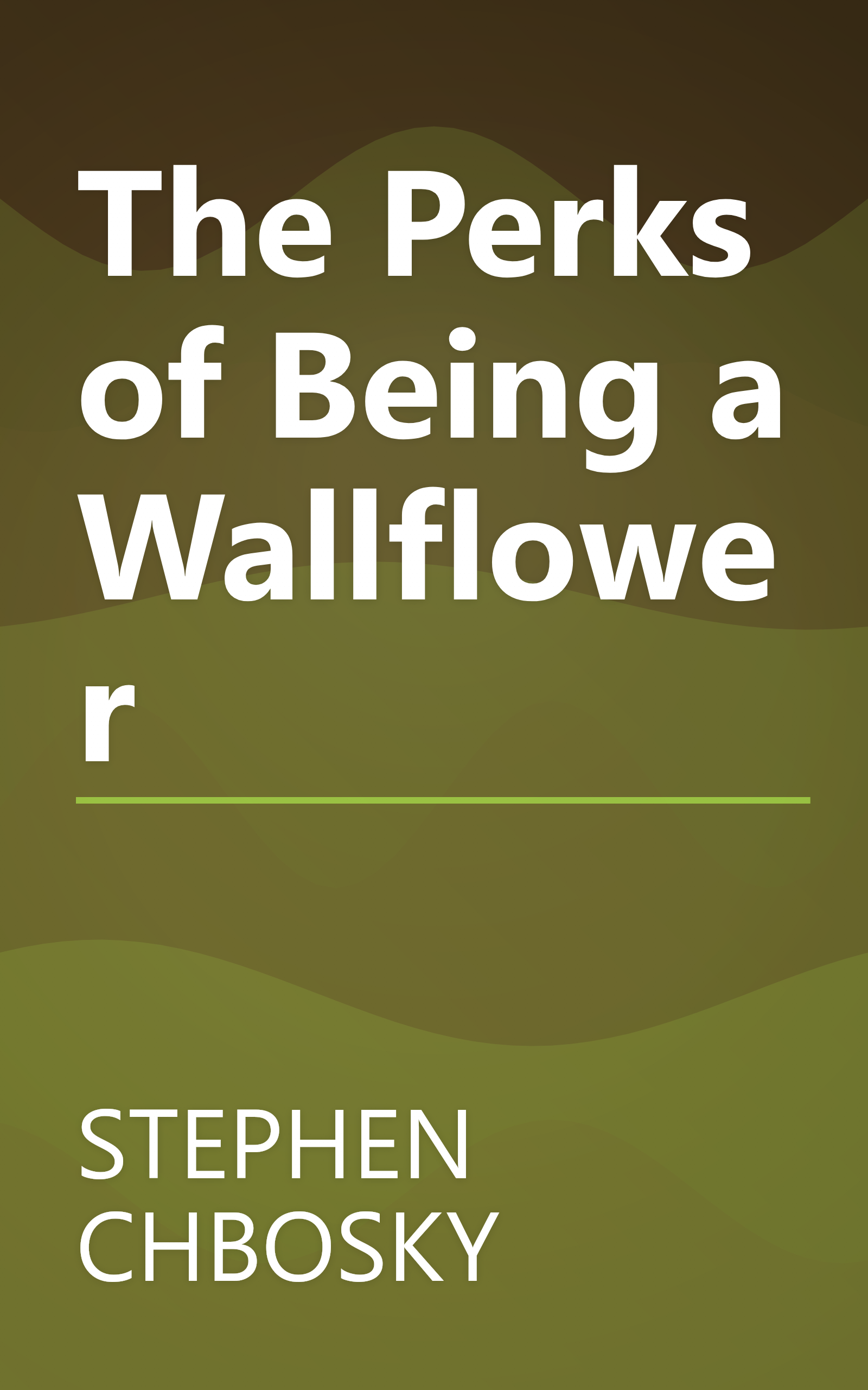 The Perks of Being a Wallflower book cover