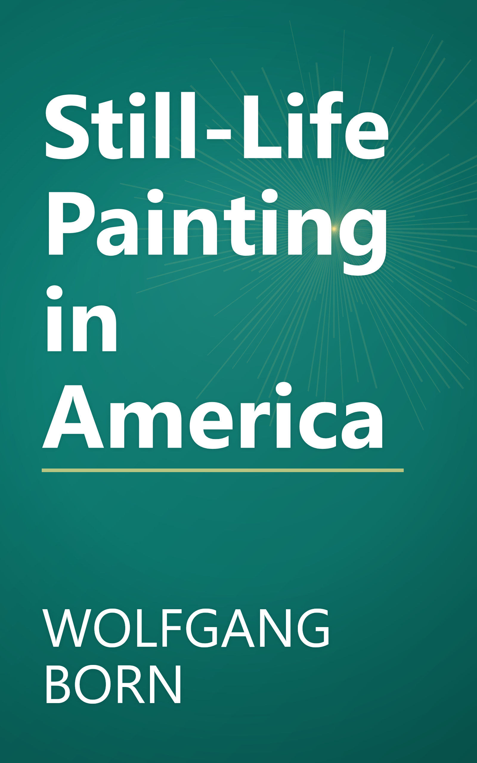 Still-Life Painting in America book cover