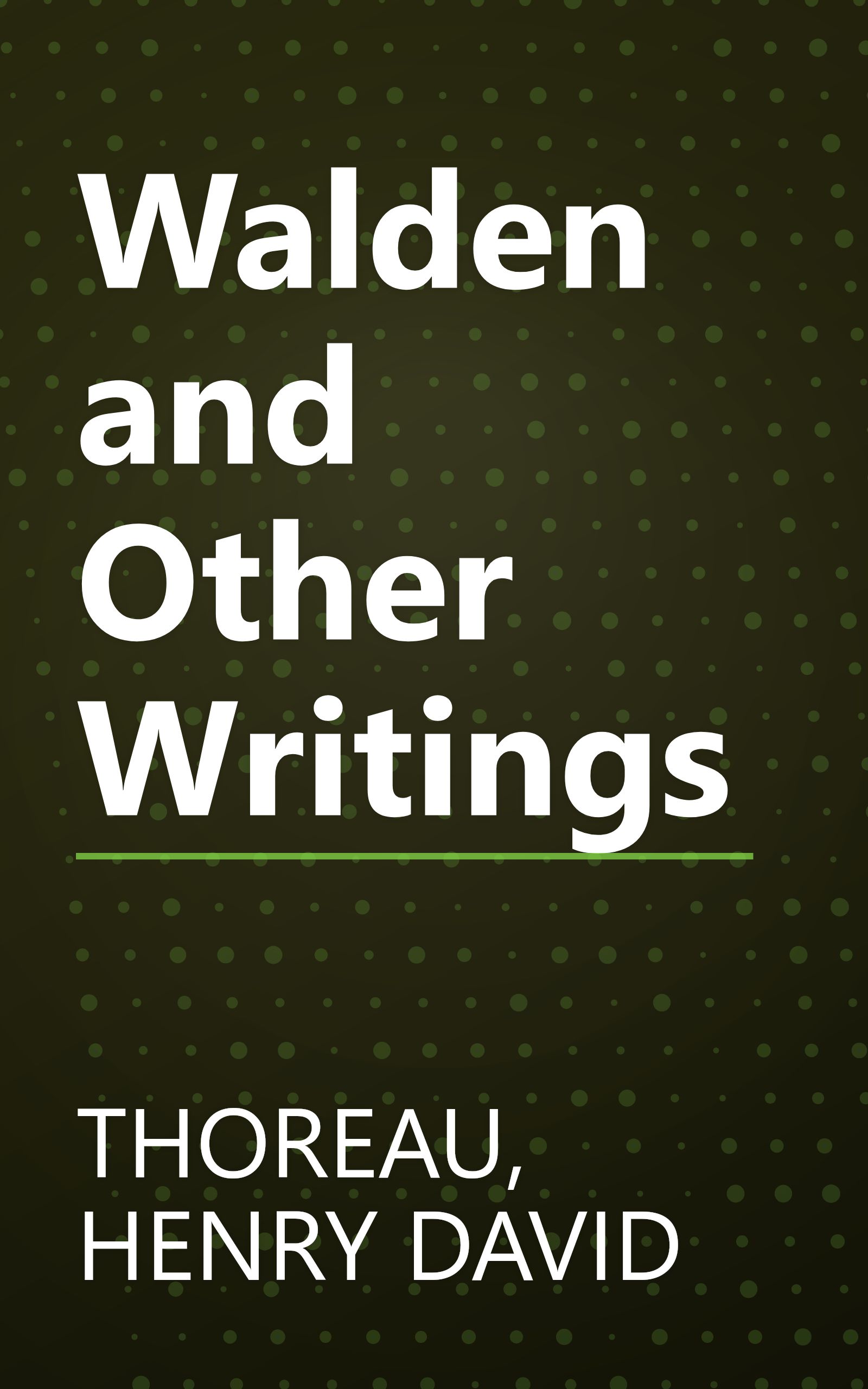 Walden and Other Writings book cover