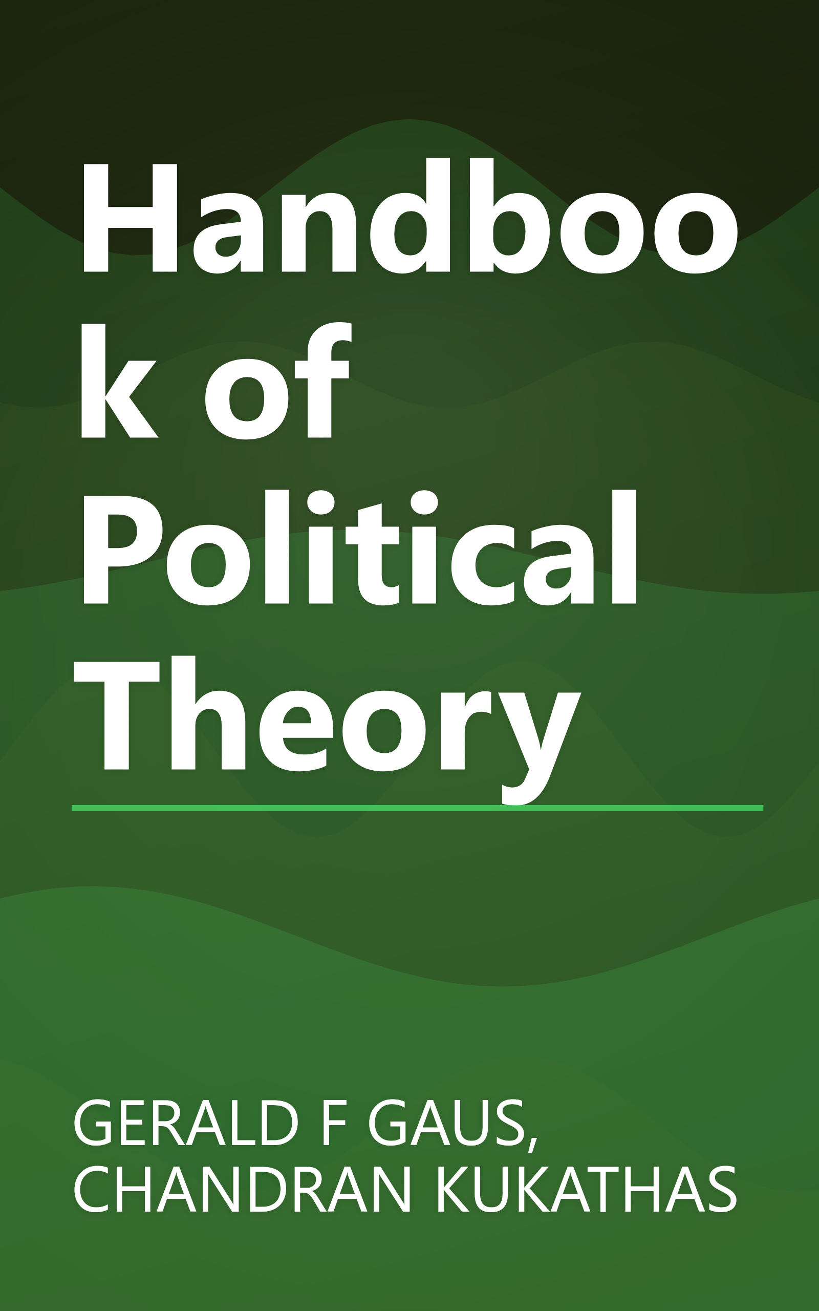 Handbook of Political Theory book cover