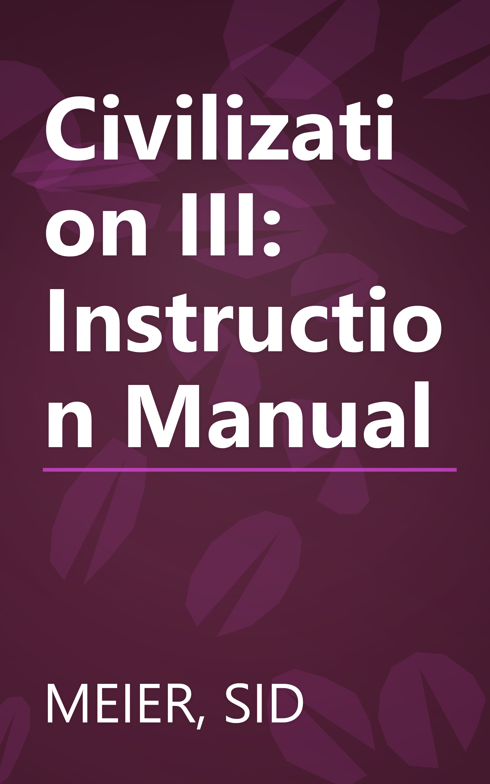 Civilization III: Instruction Manual book cover