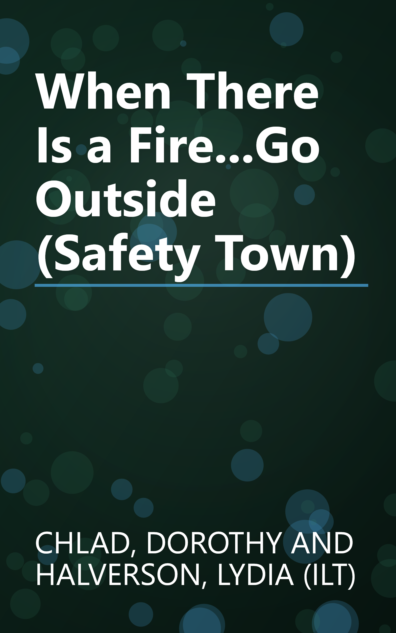 When There Is a Fire...Go Outside (Safety Town) book cover