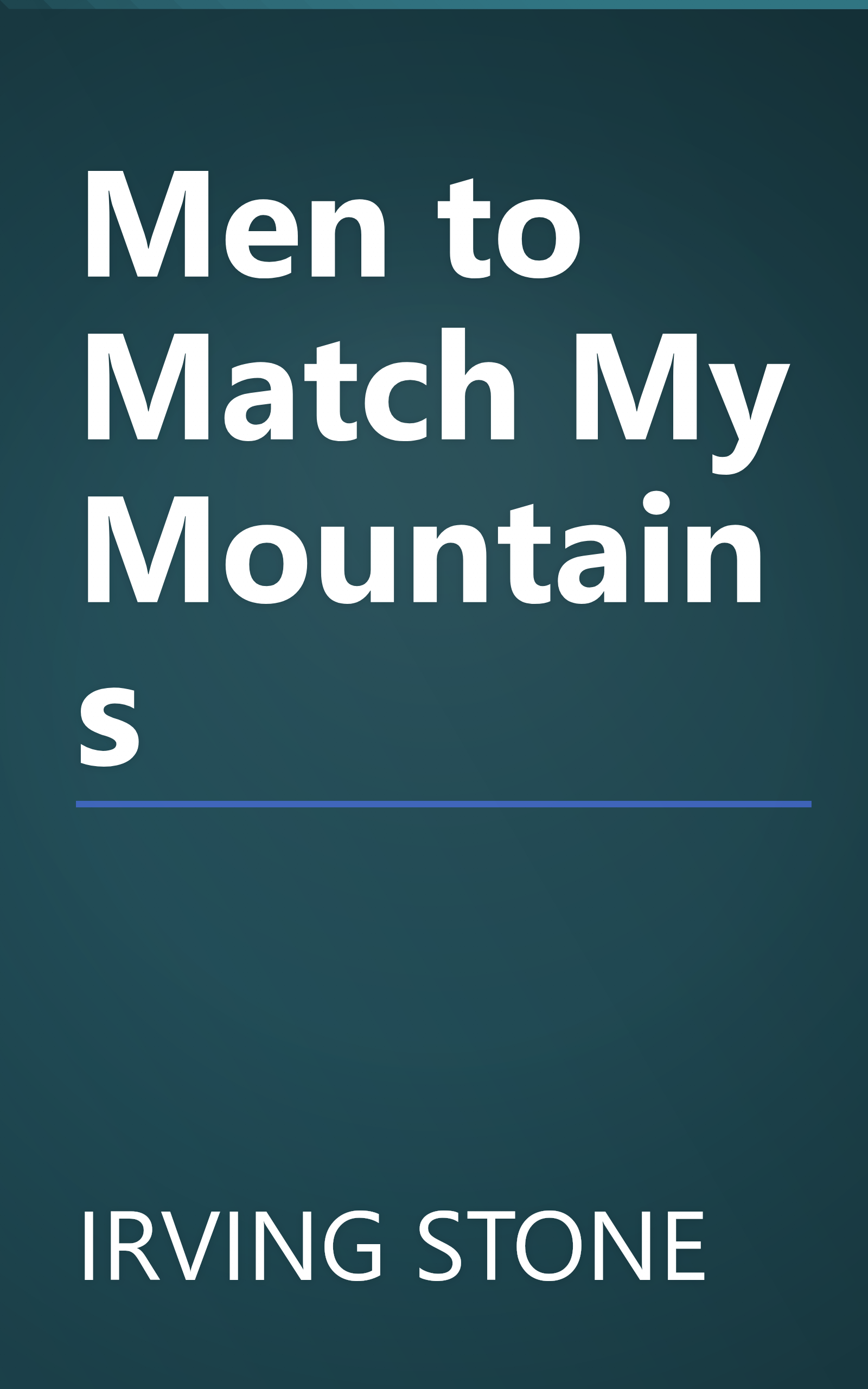Men to Match My Mountains book cover