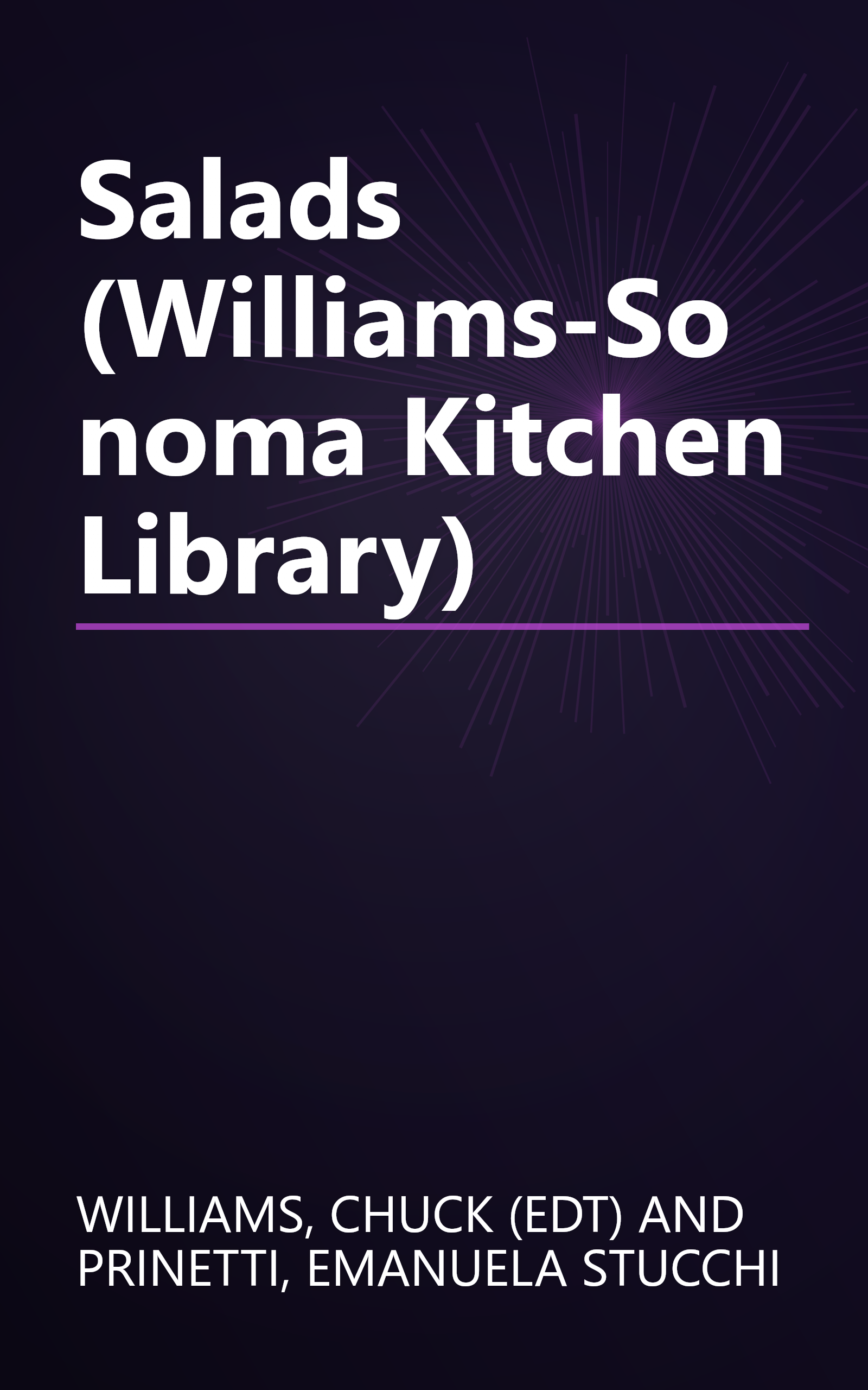 Salads (Williams-Sonoma Kitchen Library) book cover