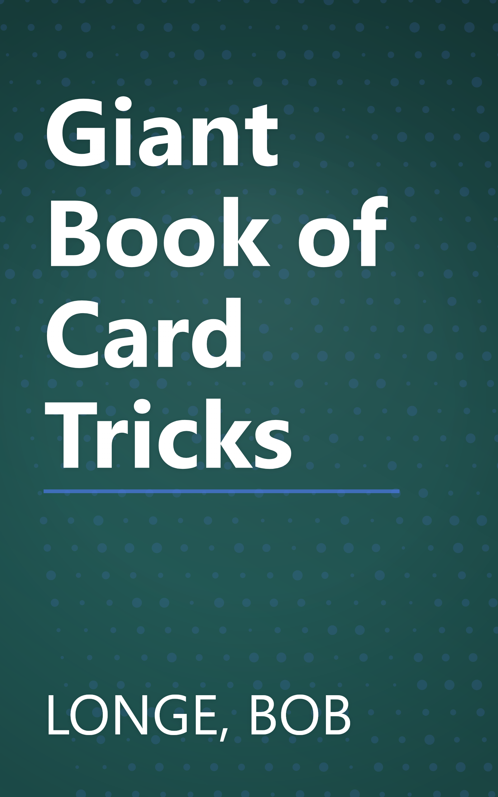 Giant Book of Card Tricks book cover