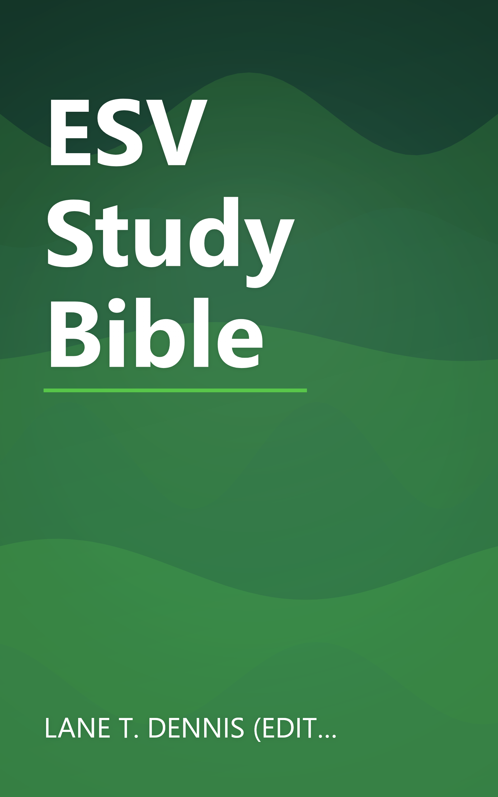 ESV Study Bible book cover