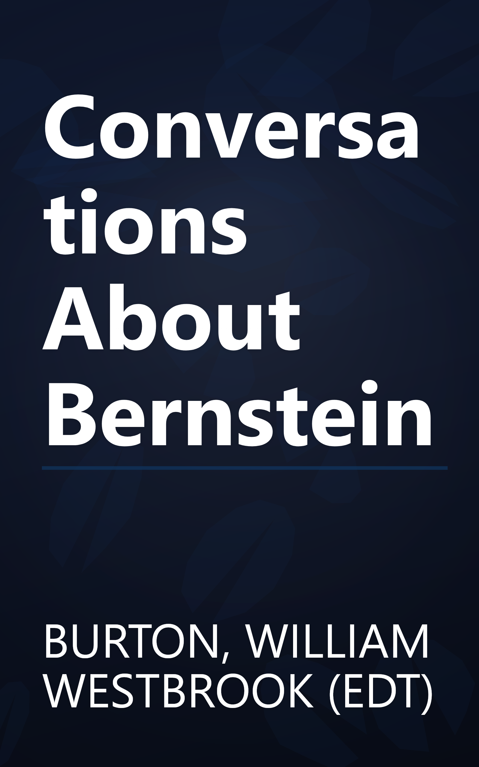 Conversations About Bernstein book cover