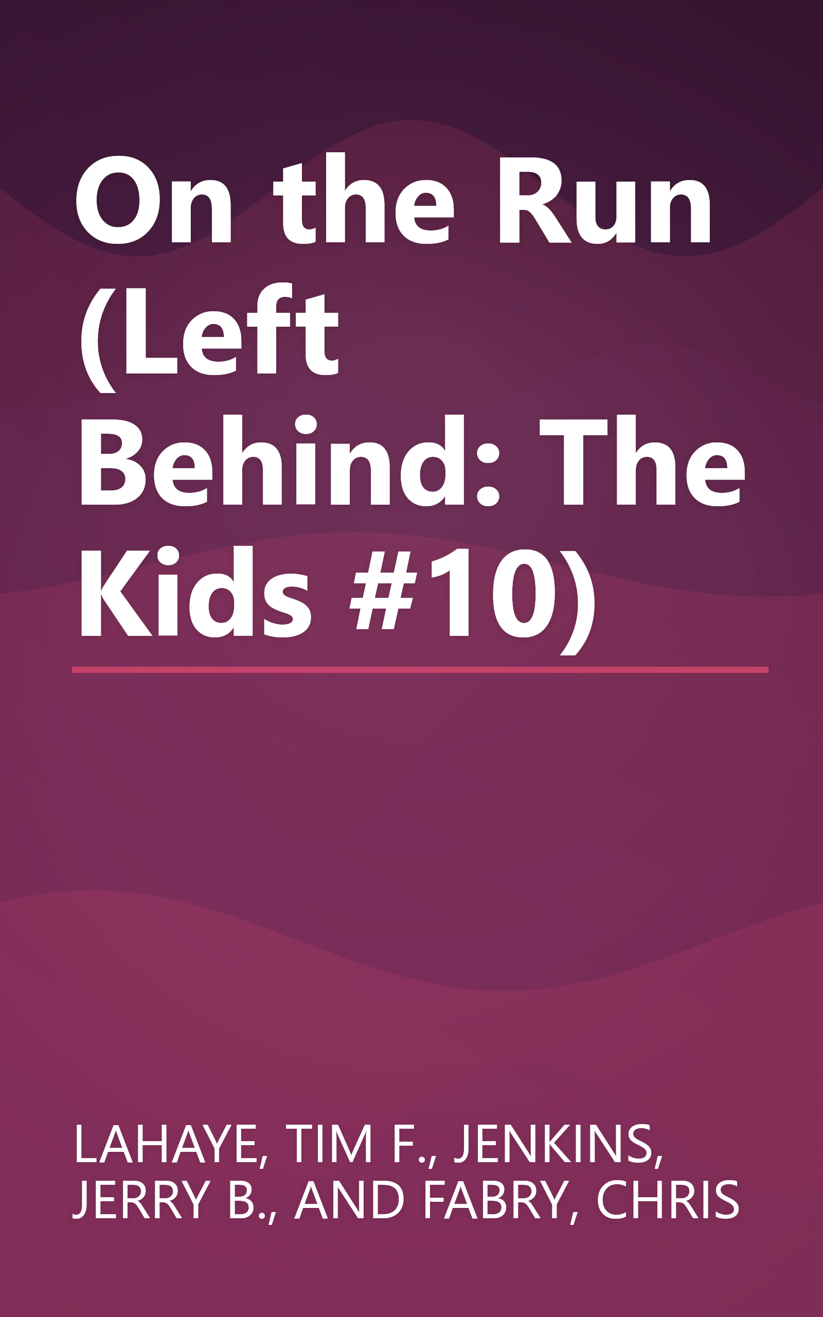 On the Run (Left Behind: The Kids #10) book cover