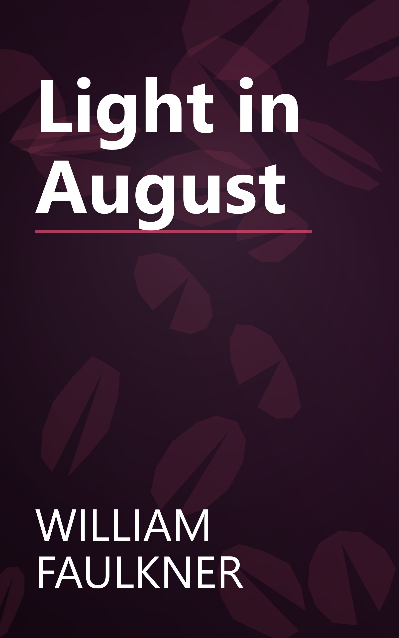Light in August book cover