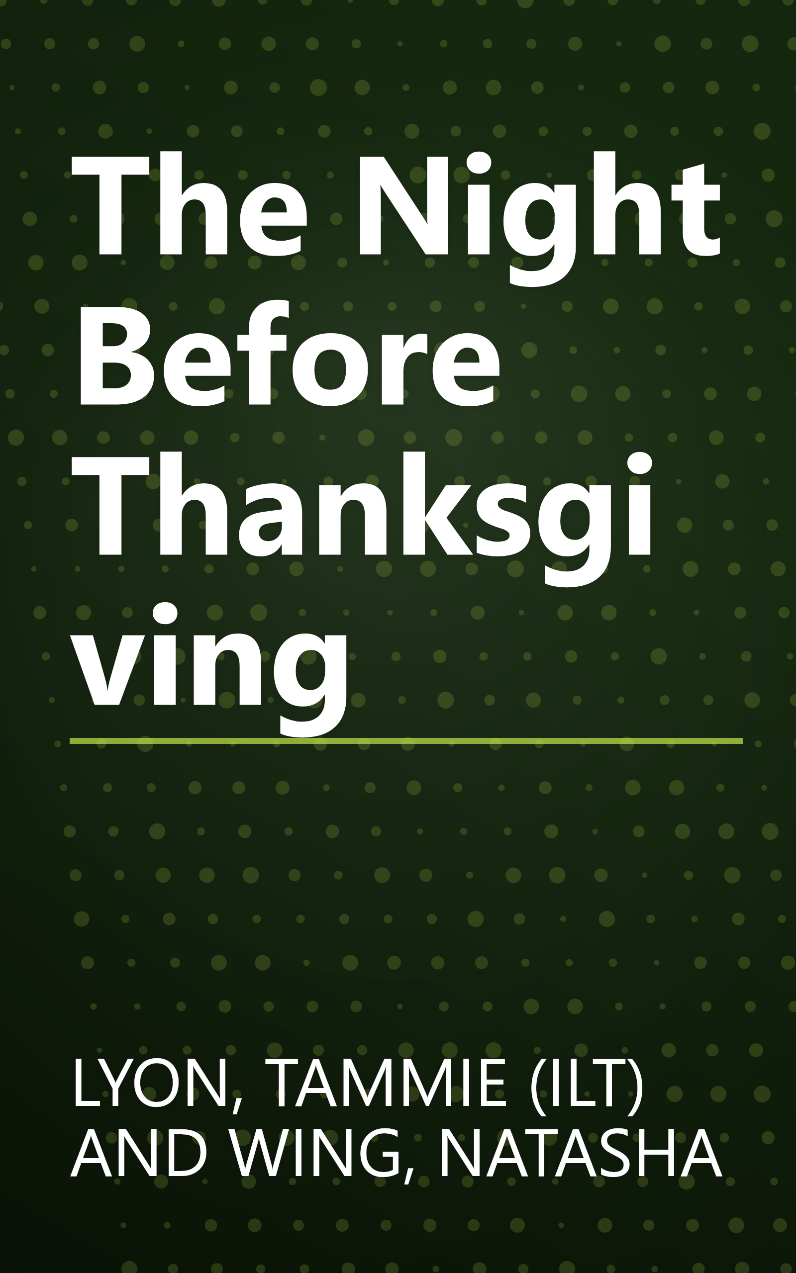 The Night Before Thanksgiving book cover