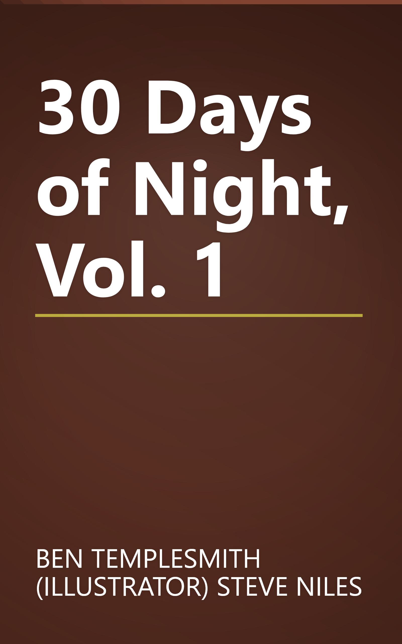 30 Days of Night, Vol. 1 book cover