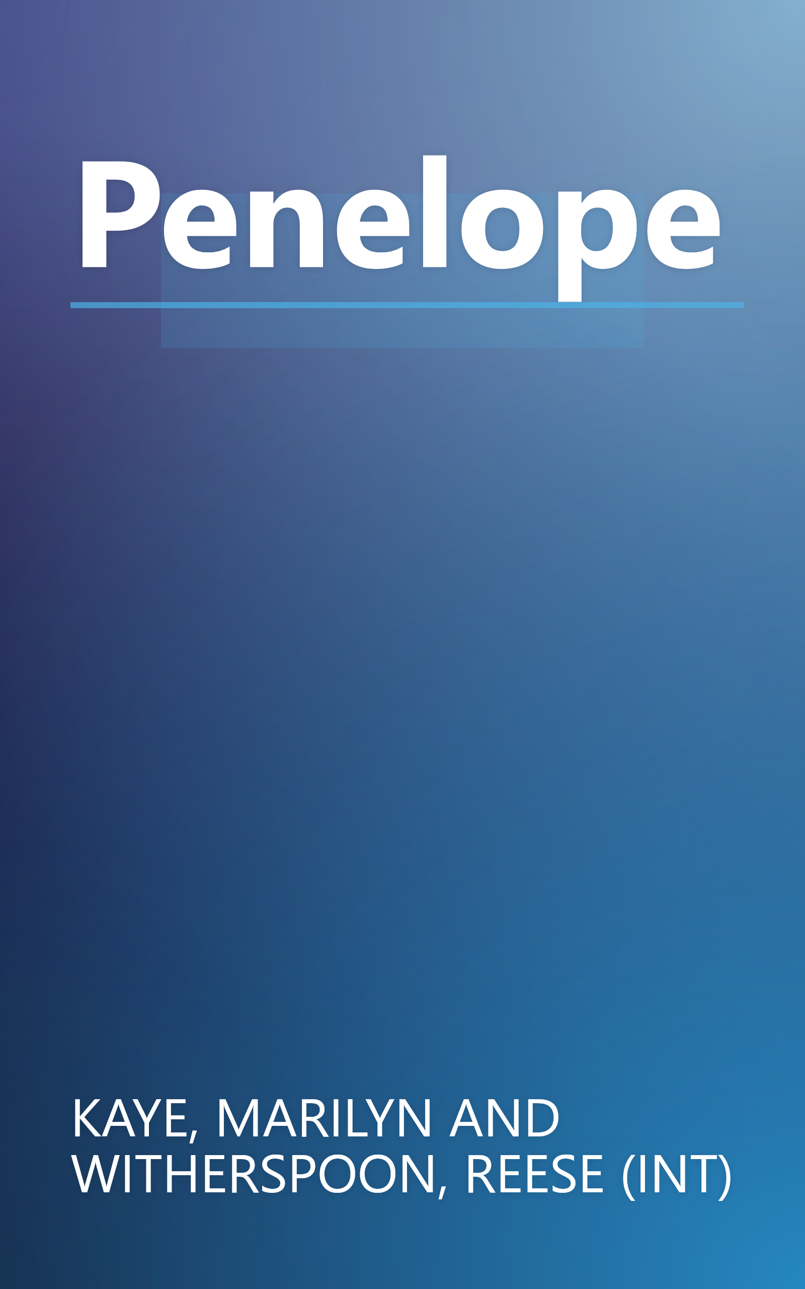 Penelope book cover
