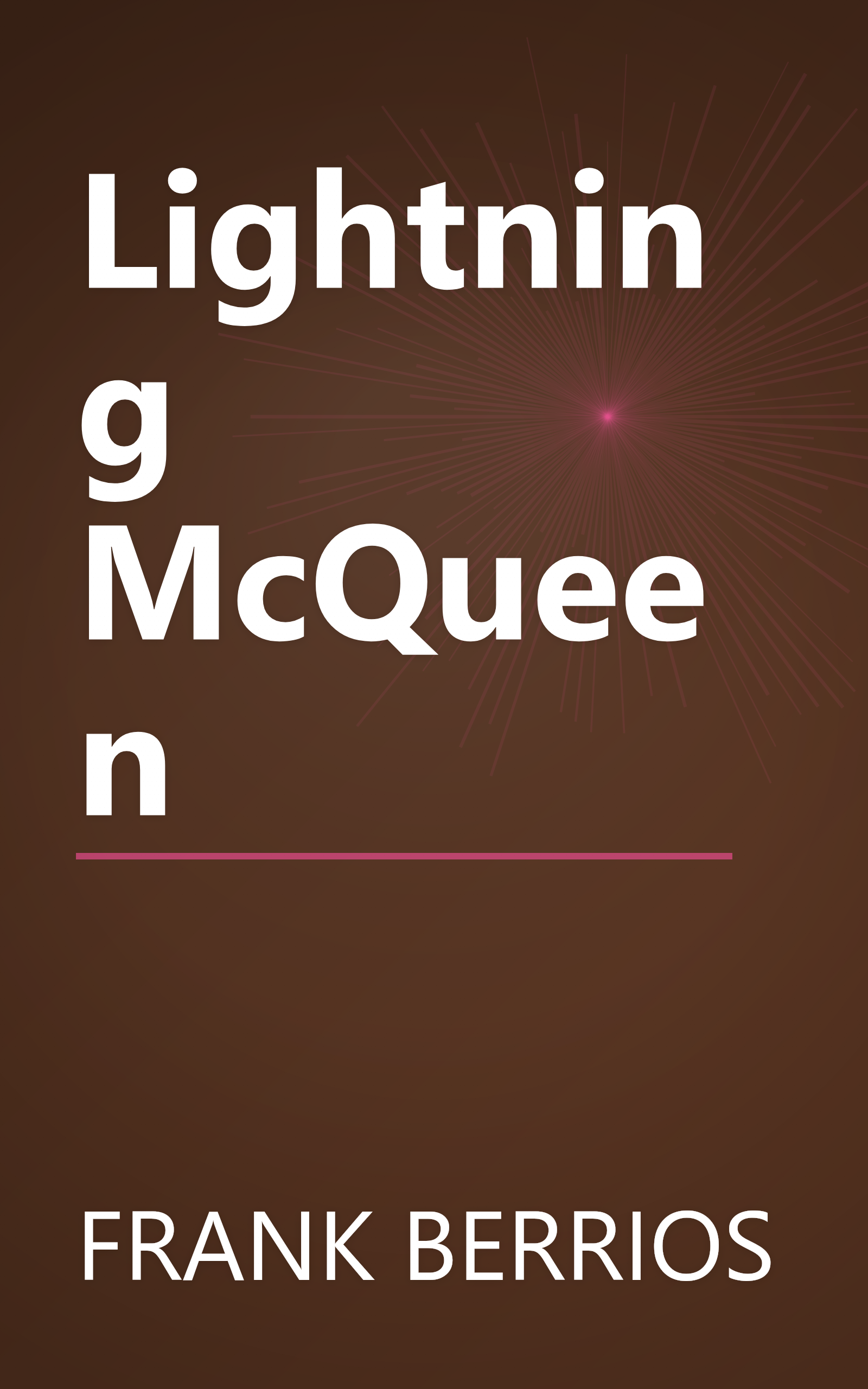 Lightning McQueen book cover