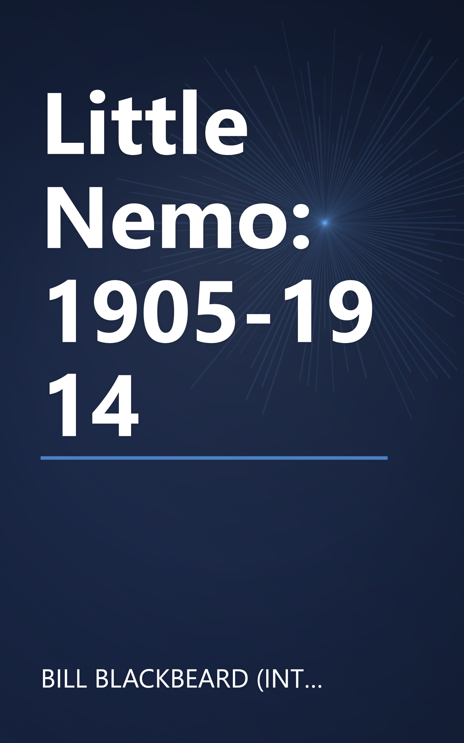 Little Nemo: 1905-1914 book cover