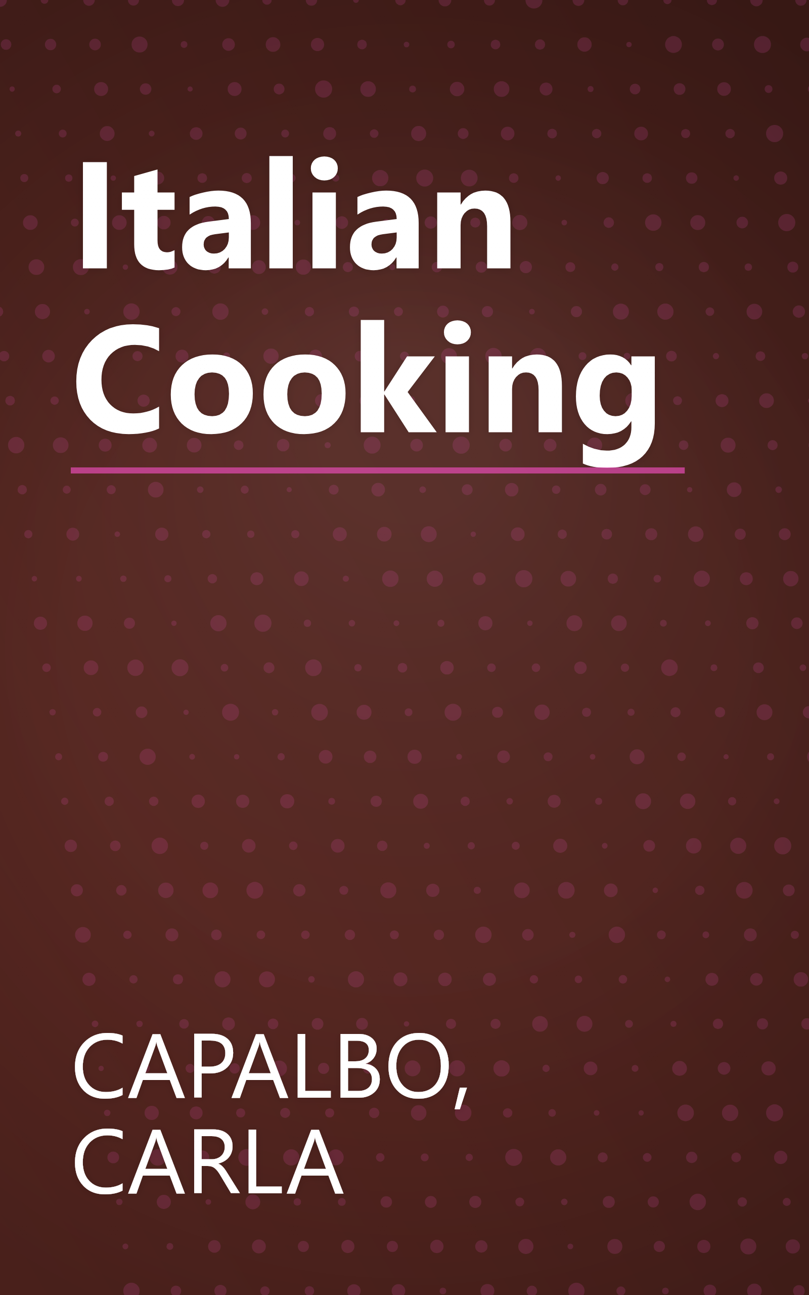 Italian Cooking book cover