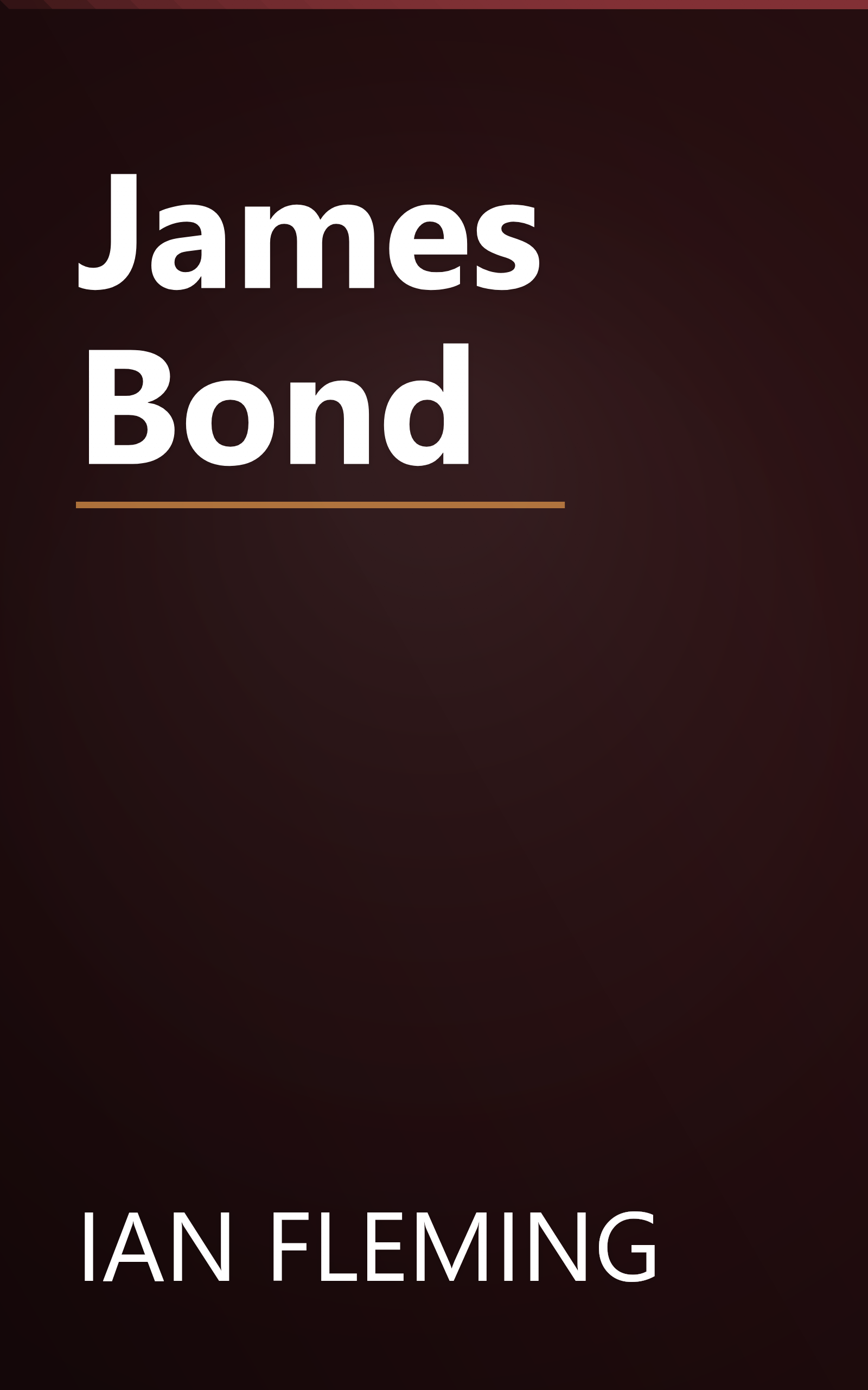 James Bond book cover