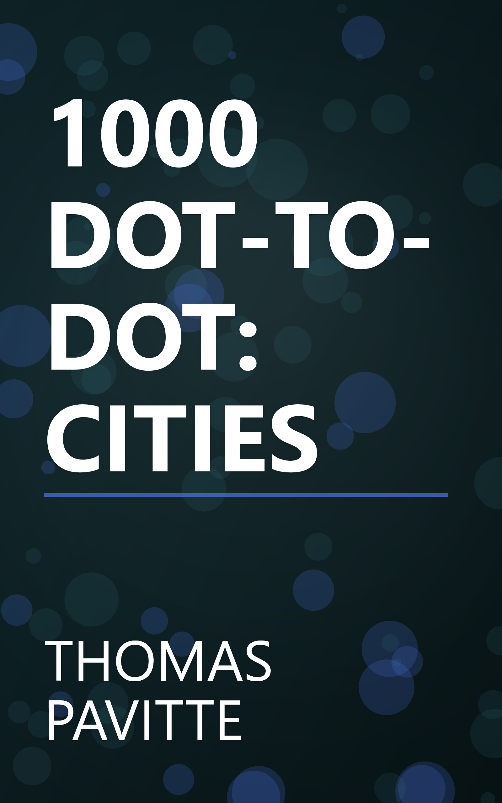 1000 DOT-TO-DOT: CITIES book cover