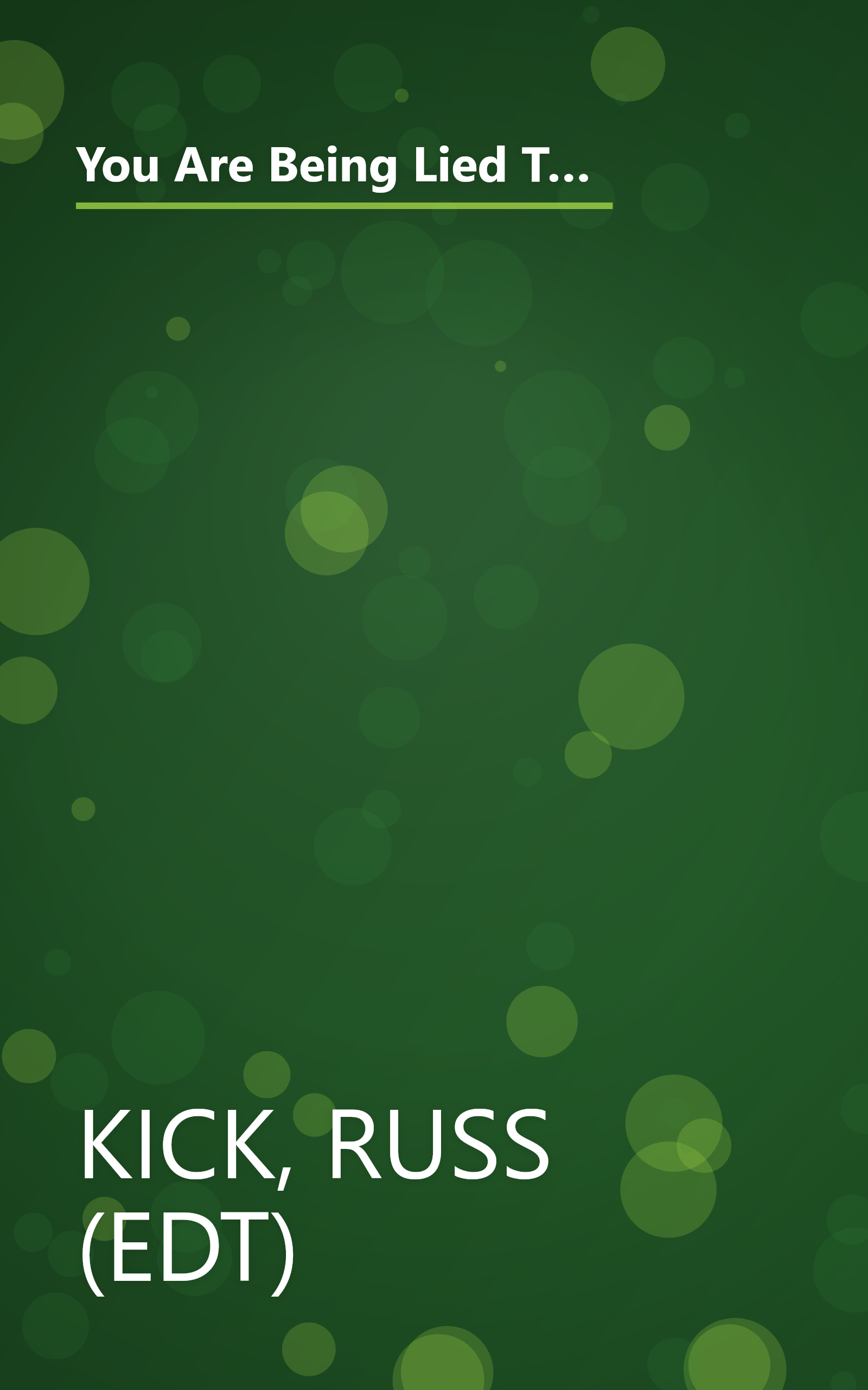 You Are Being Lied To: The Disinformation Guide to Media Distortion, Historical Whitewashes and Cultural Myths book cover