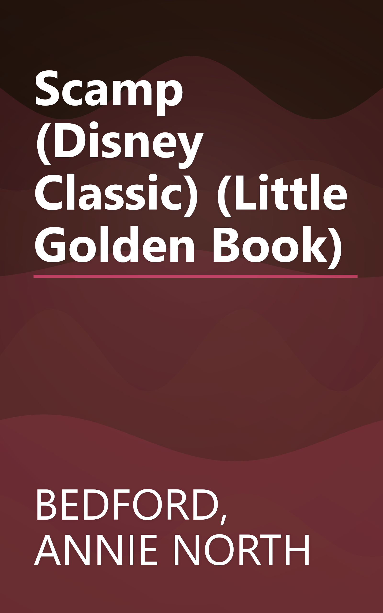 Scamp (Disney Classic) (Little Golden Book) book cover