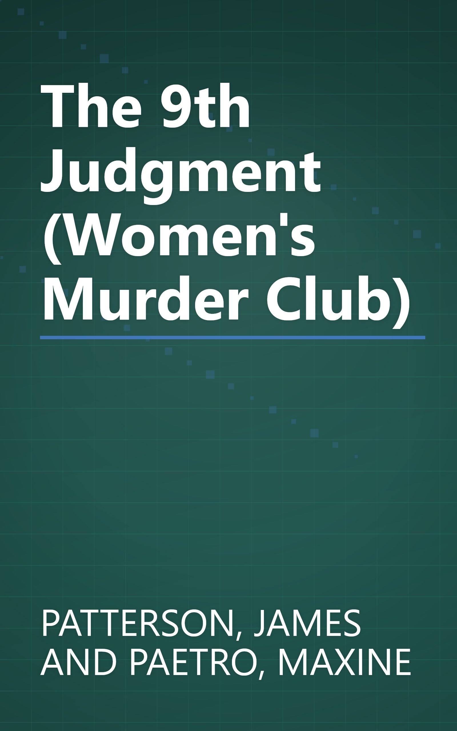 The 9th Judgment (Women's Murder Club) book cover