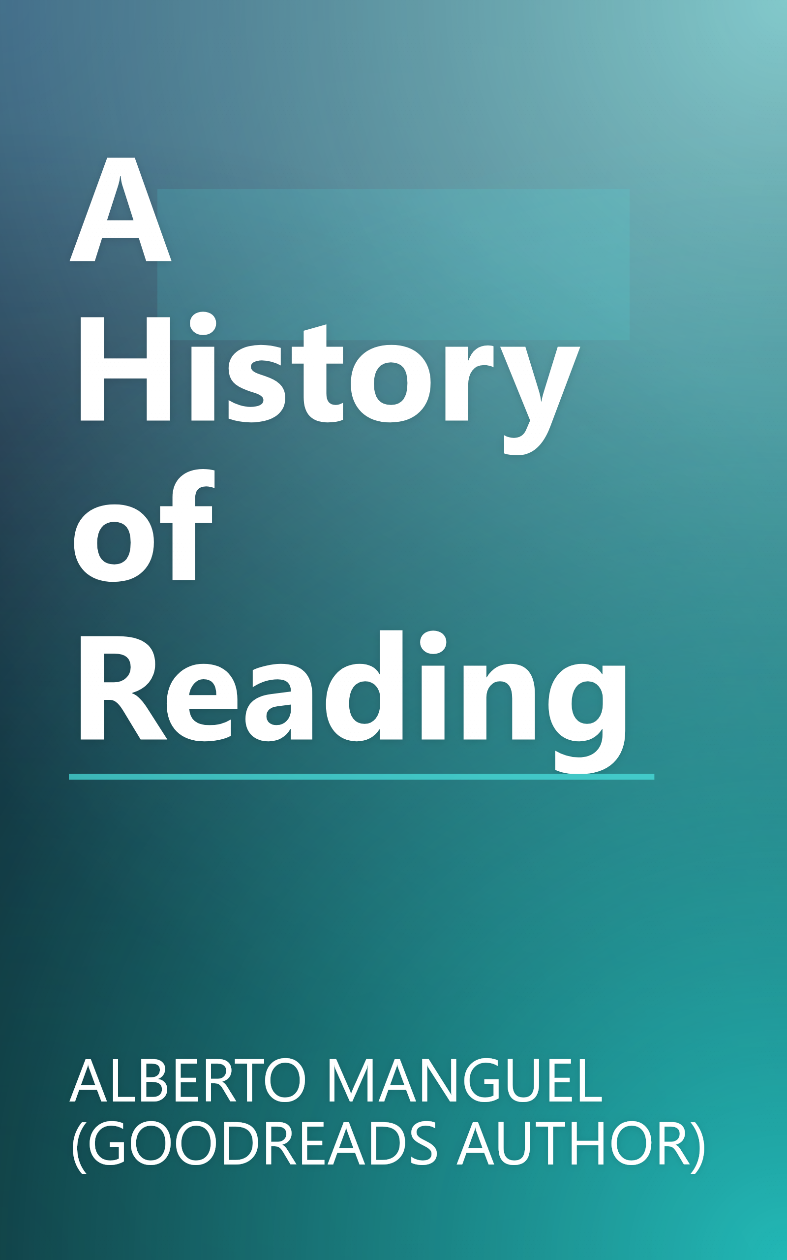 A History of Reading book cover