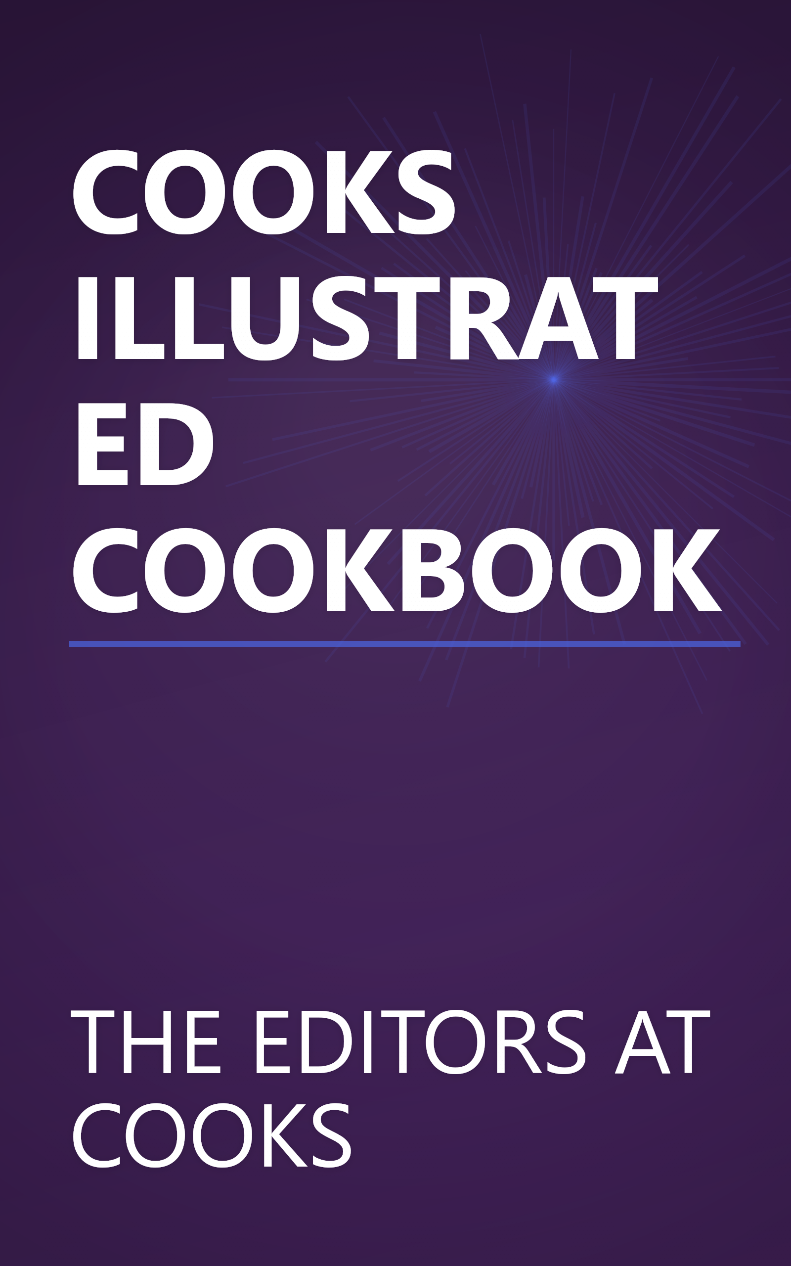 COOKS ILLUSTRATED COOKBOOK book cover