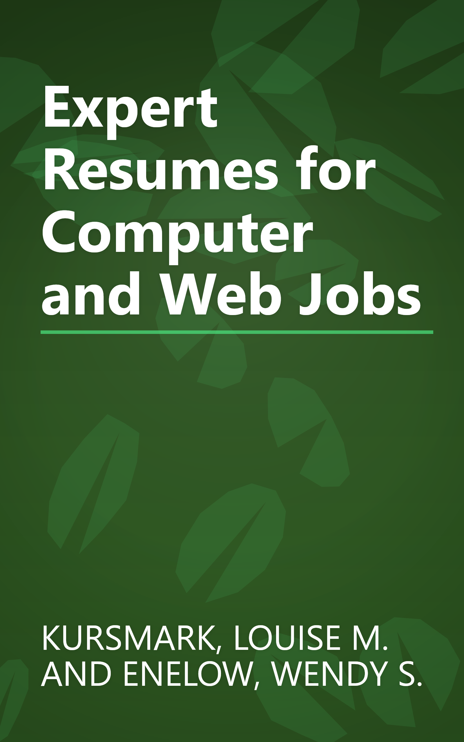 Expert Resumes for Computer and Web Jobs book cover