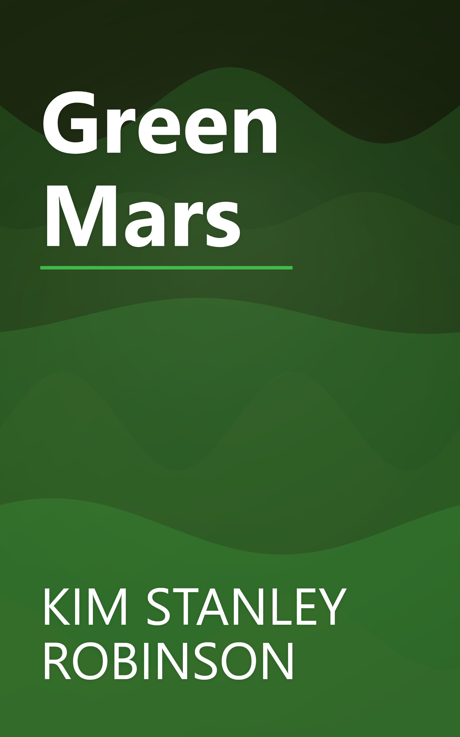 Green Mars book cover