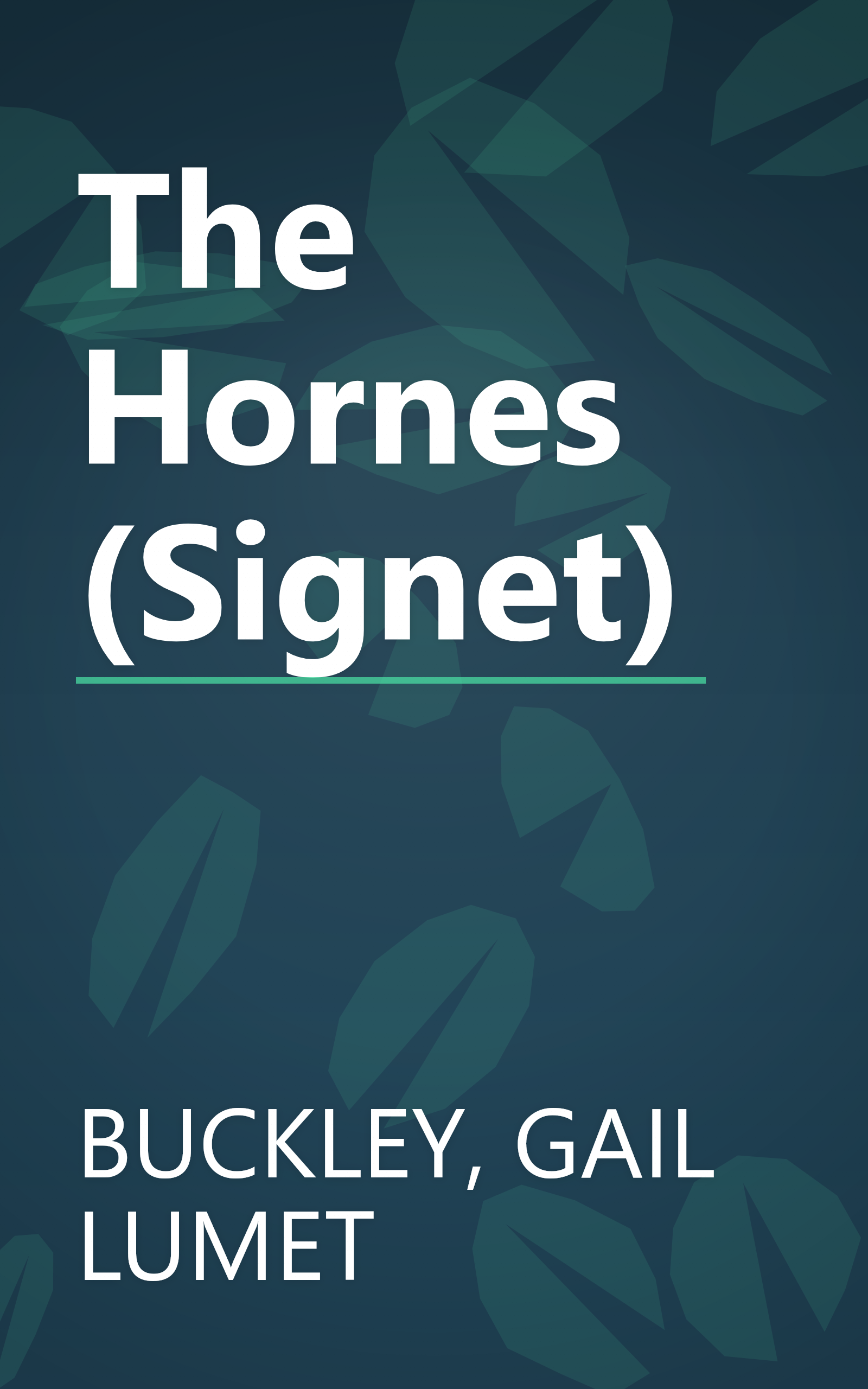 The Hornes (Signet) book cover