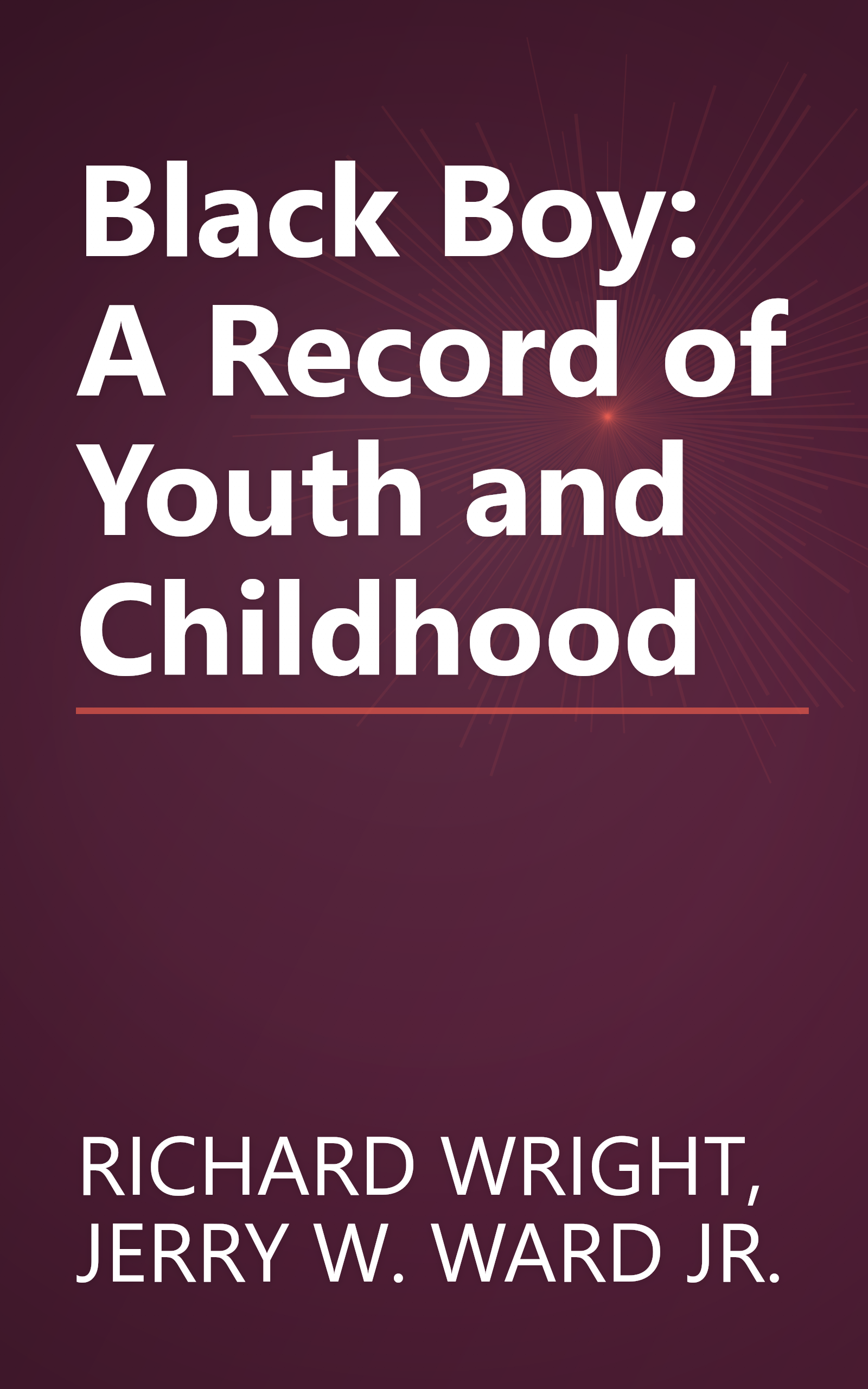 Black Boy: A Record of Youth and Childhood book cover