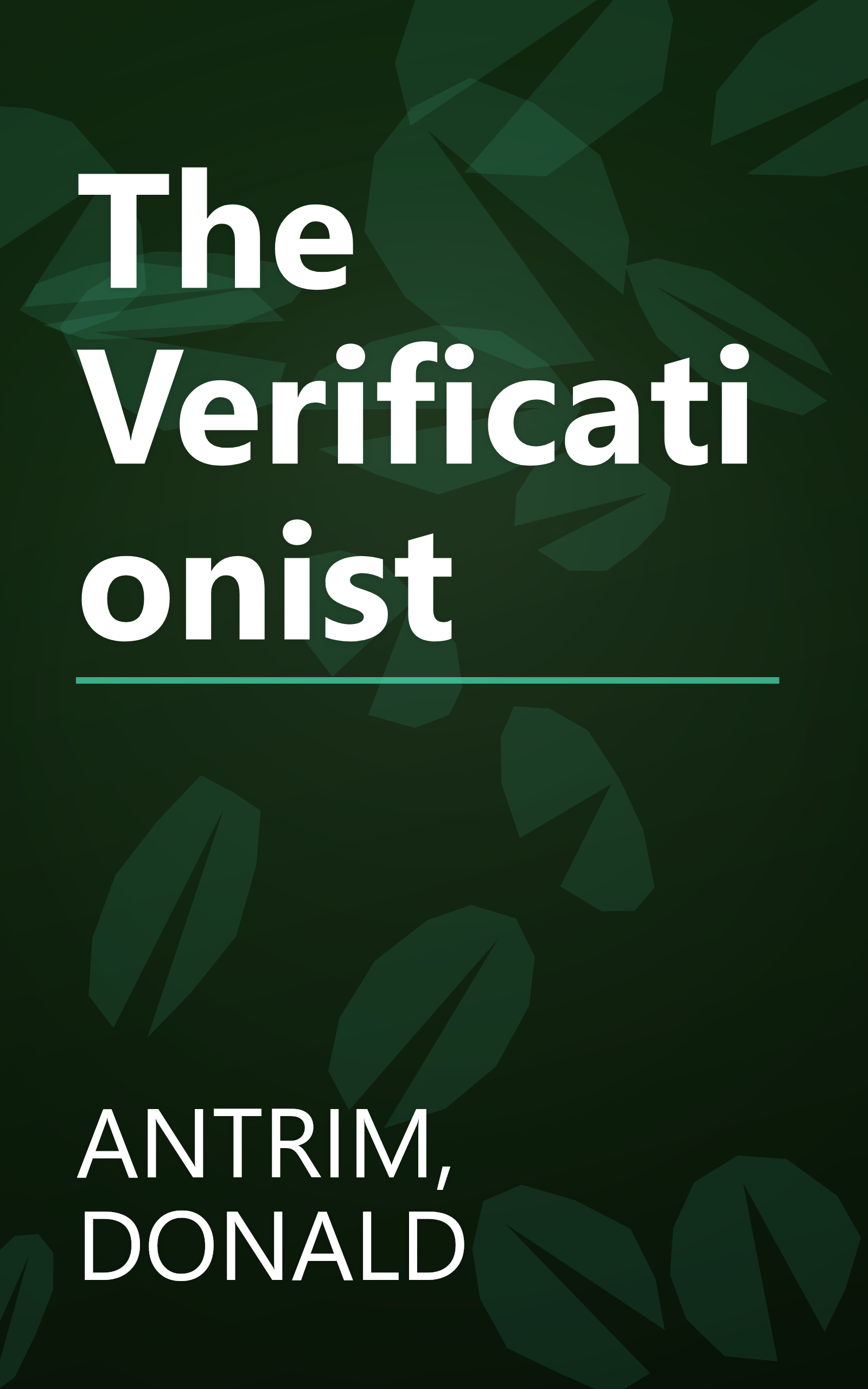 The Verificationist book cover