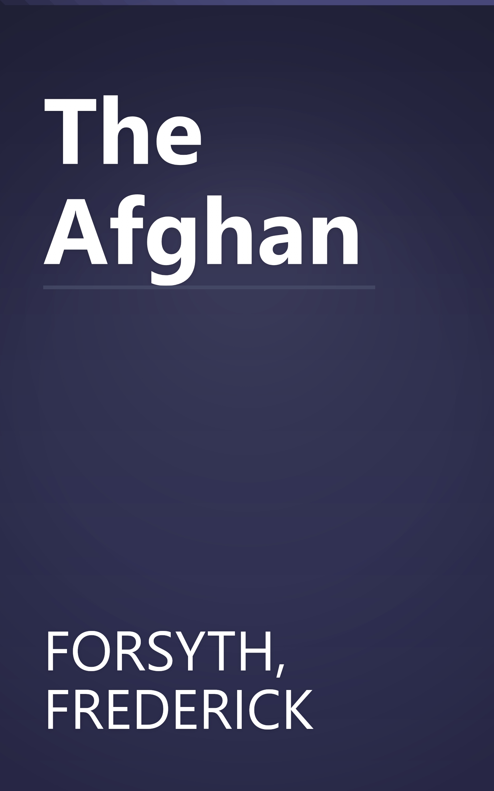 The Afghan book cover