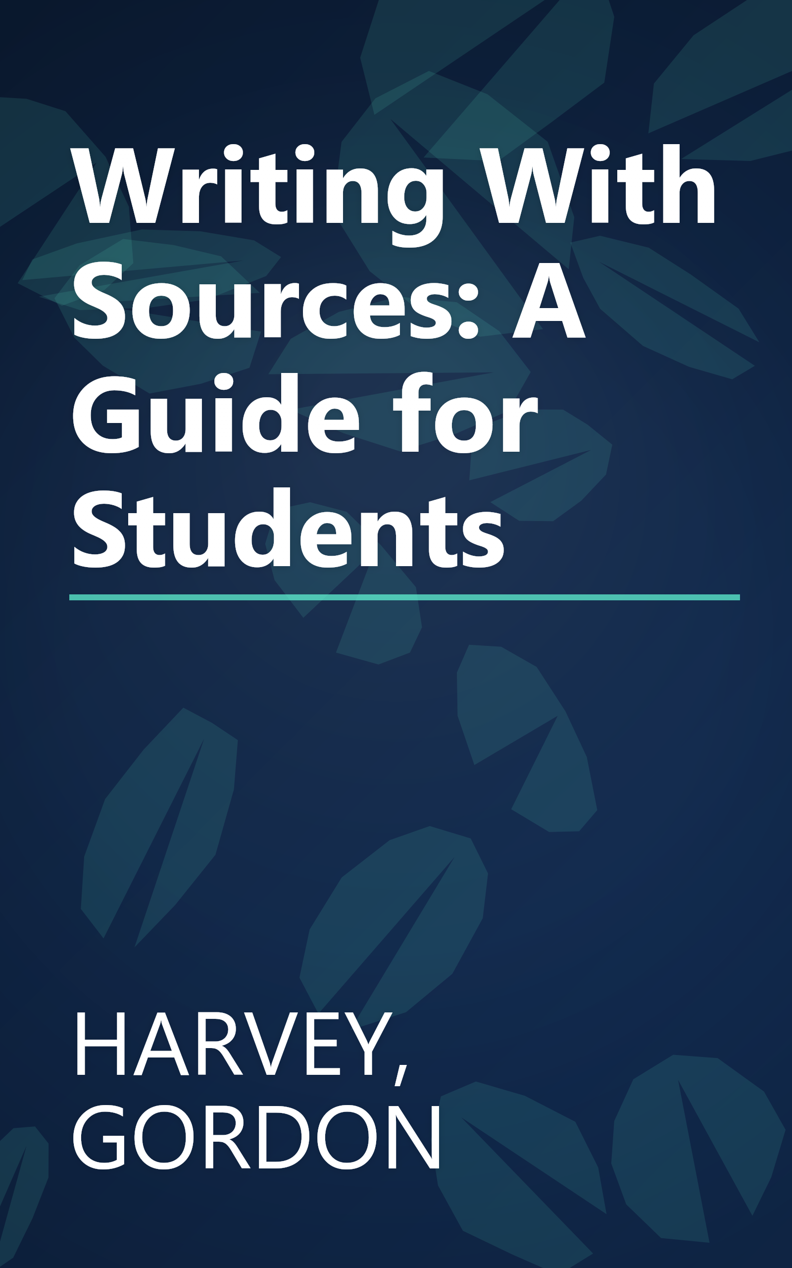 Writing With Sources: A Guide for Students book cover