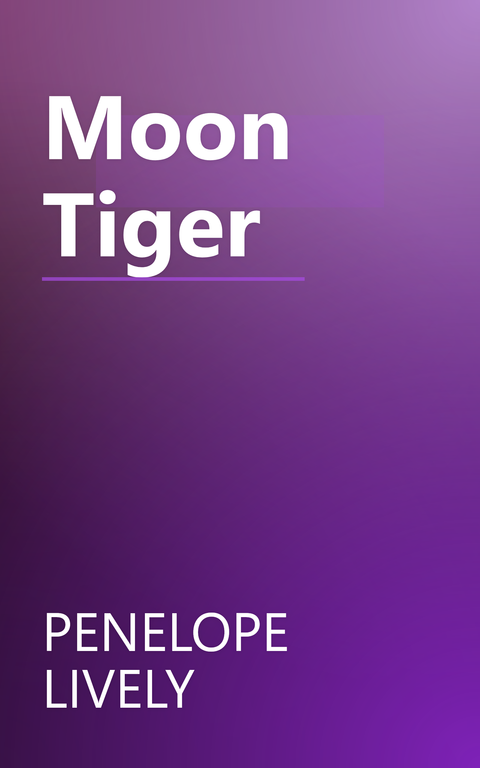 Moon Tiger book cover