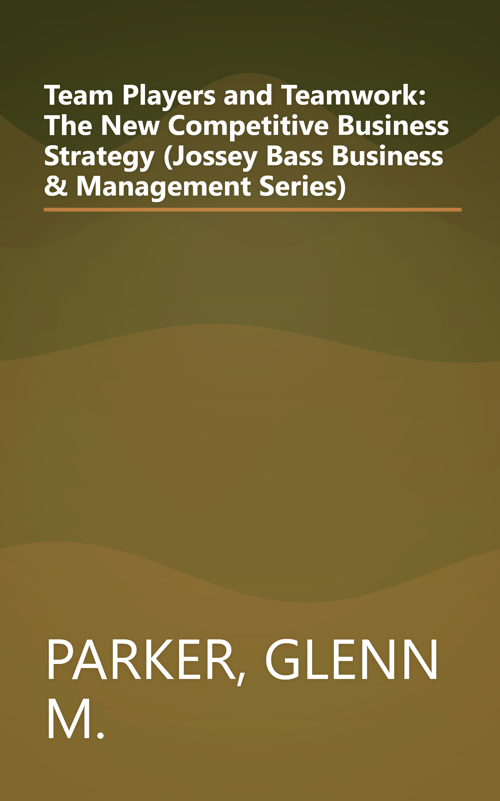 Team Players and Teamwork: The New Competitive Business Strategy (Jossey Bass Business & Management Series) book cover