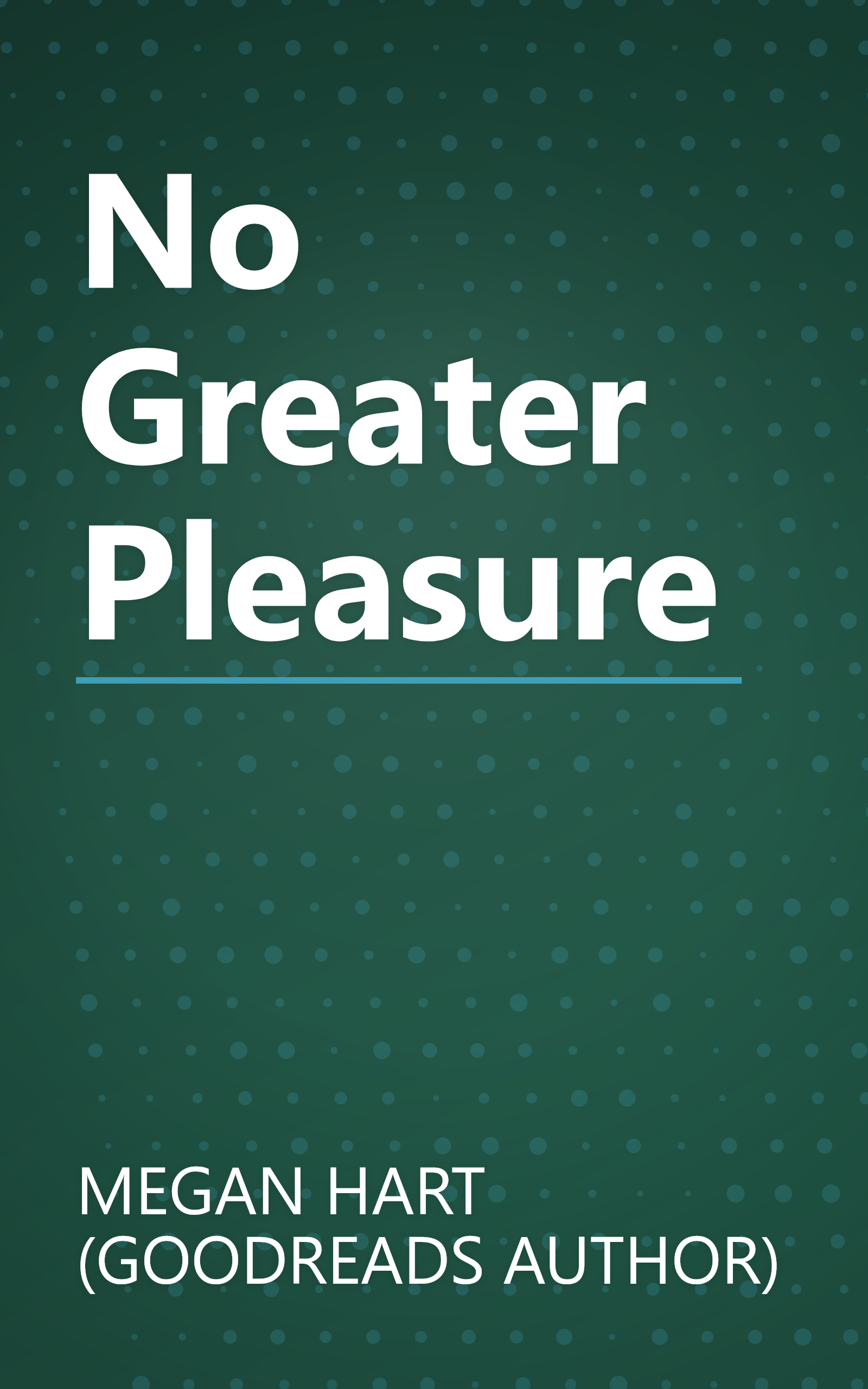 No Greater Pleasure book cover