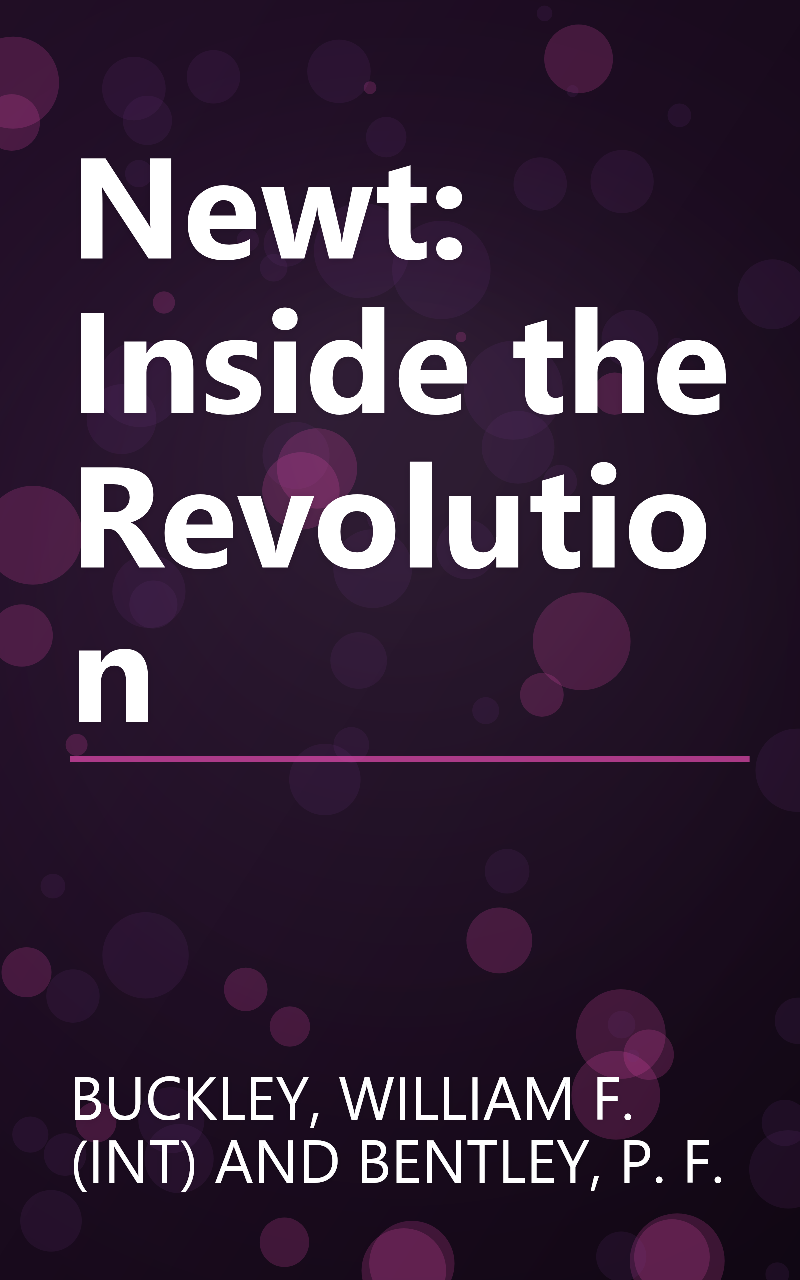 Newt: Inside the Revolution book cover