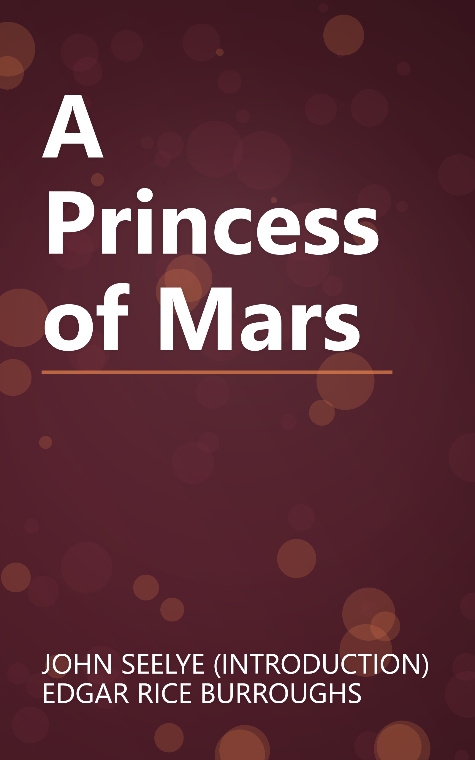 A Princess of Mars book cover