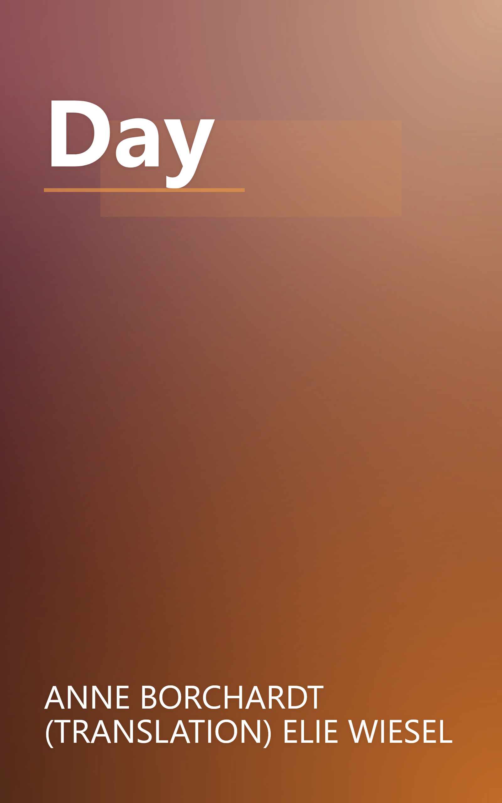 Day book cover